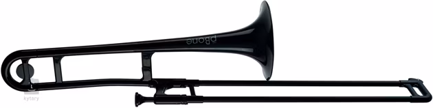 PBONE Plastic Trombone Black Posaune