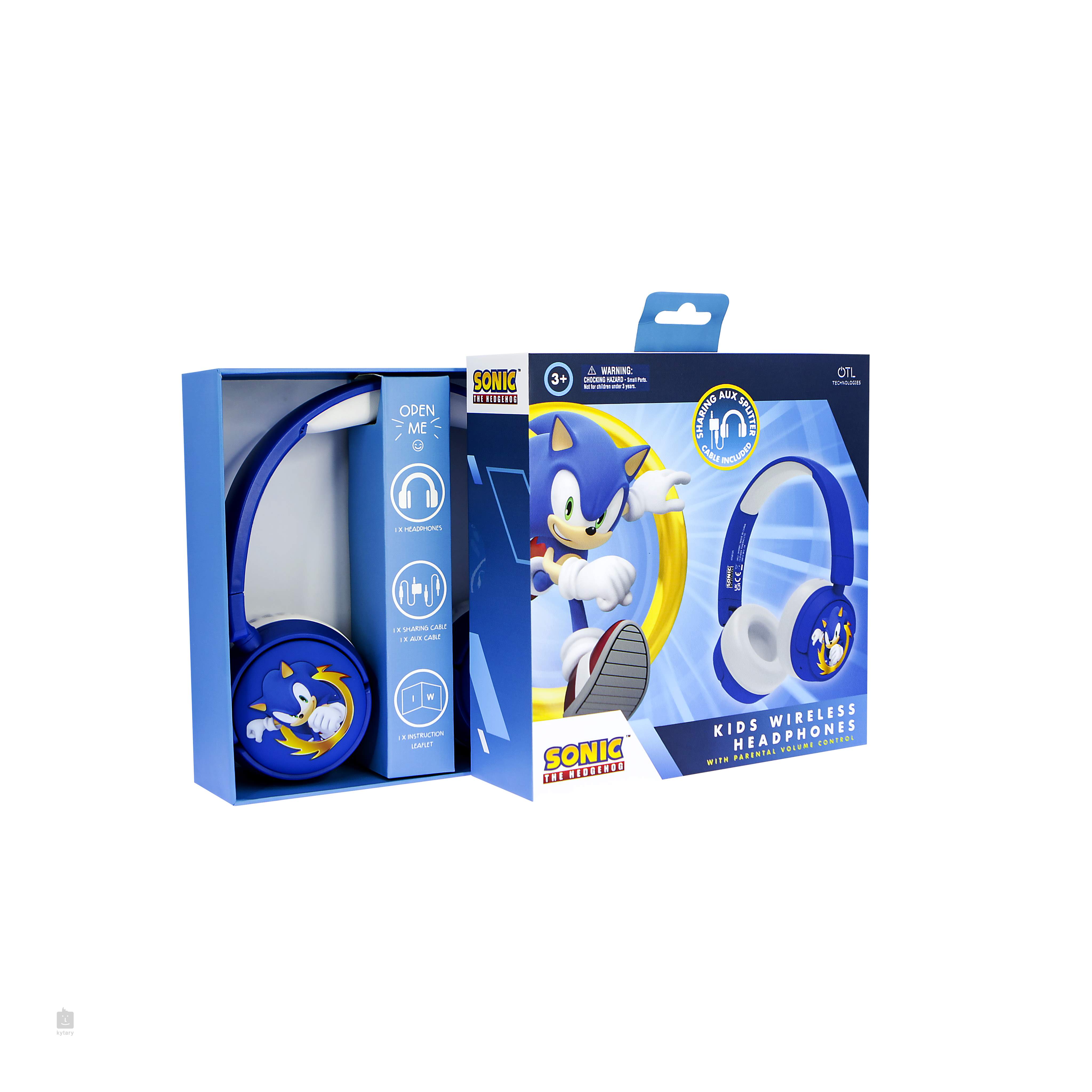 OTL Sonic the Hedgehog Kids Wireless Headphones Wireless-Headset ...
