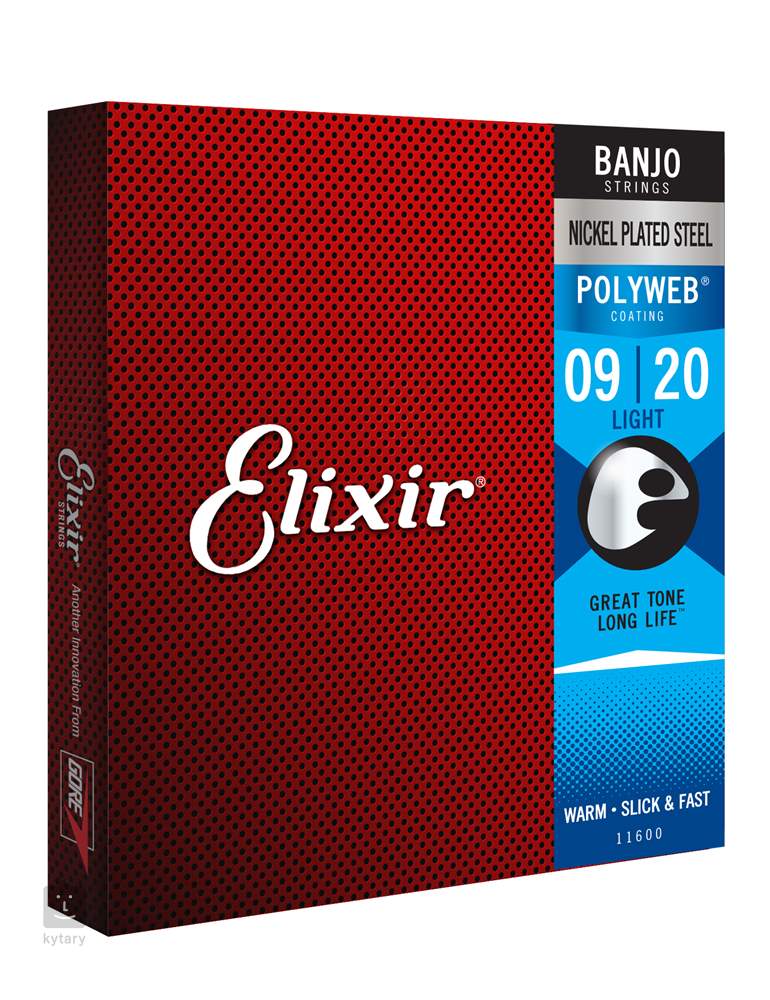 ELIXIR Polyweb Banjo Light Struny pro pětistrunné banjo | Kytary.cz