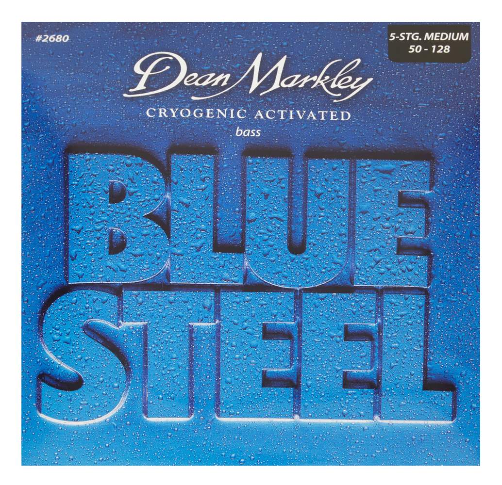 DEAN MARKLEY 2680 5MED 50-128 Blue Steel Bass Struny pro pětistrunnou ...
