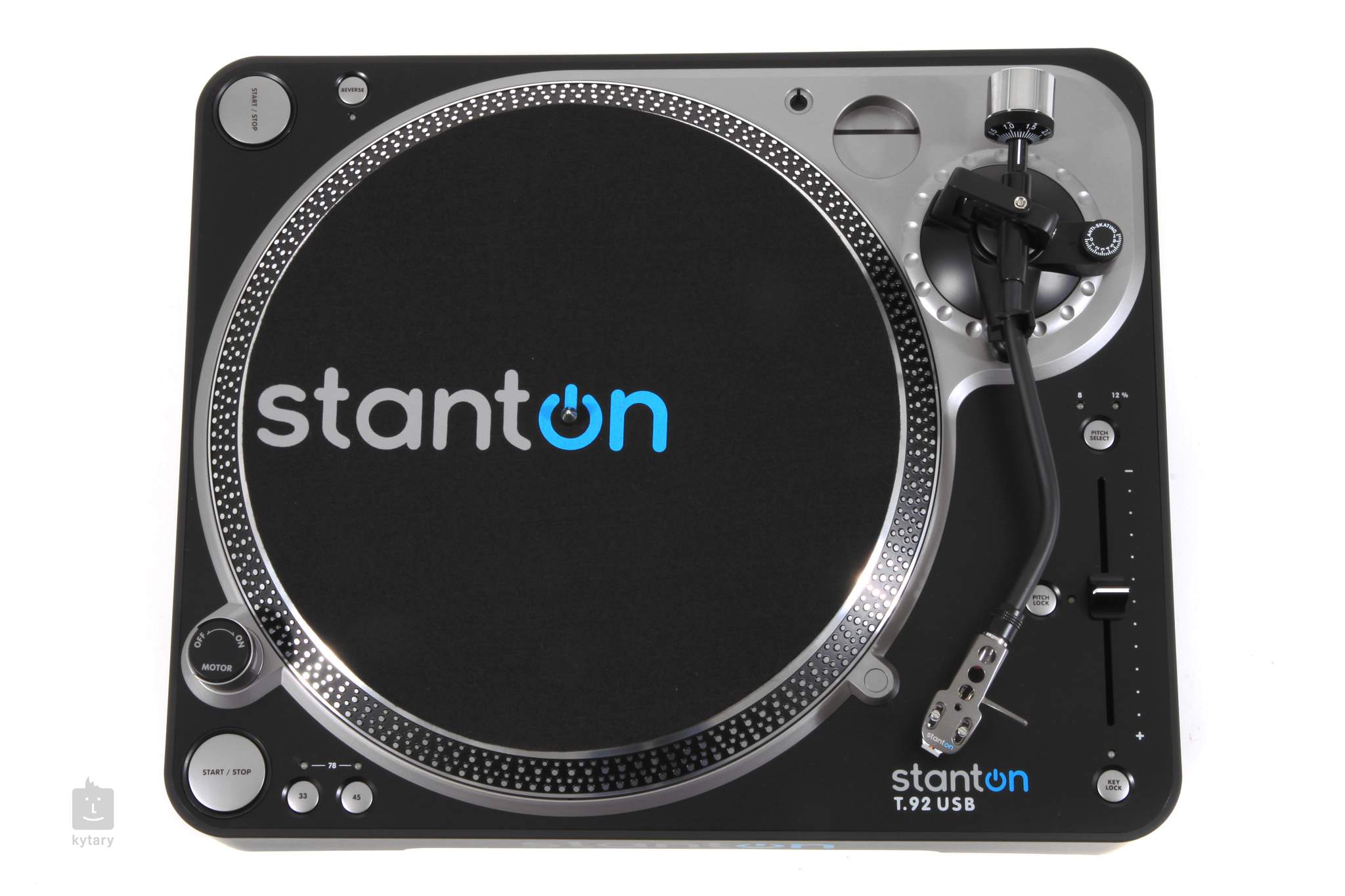 STANTON T.92 USB DJ gramofon s přímým náhonem