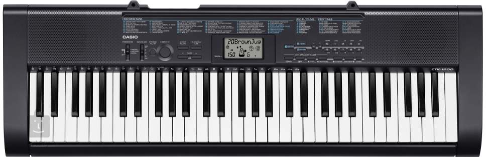 CASIO CTK-1200 Klávesy bez dynamiky | Kytary.cz