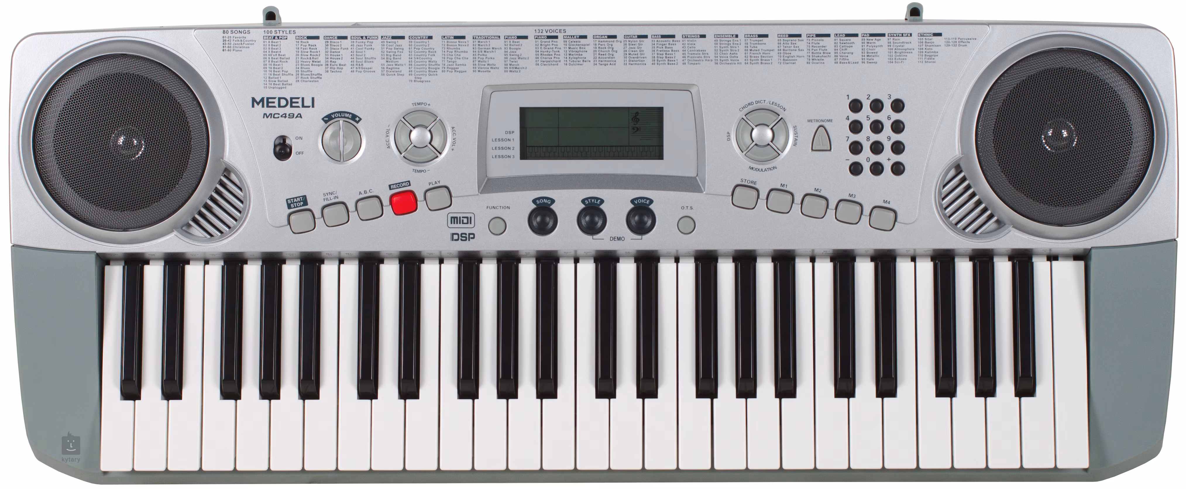 MEDELI MC49 Klávesy bez dynamiky
