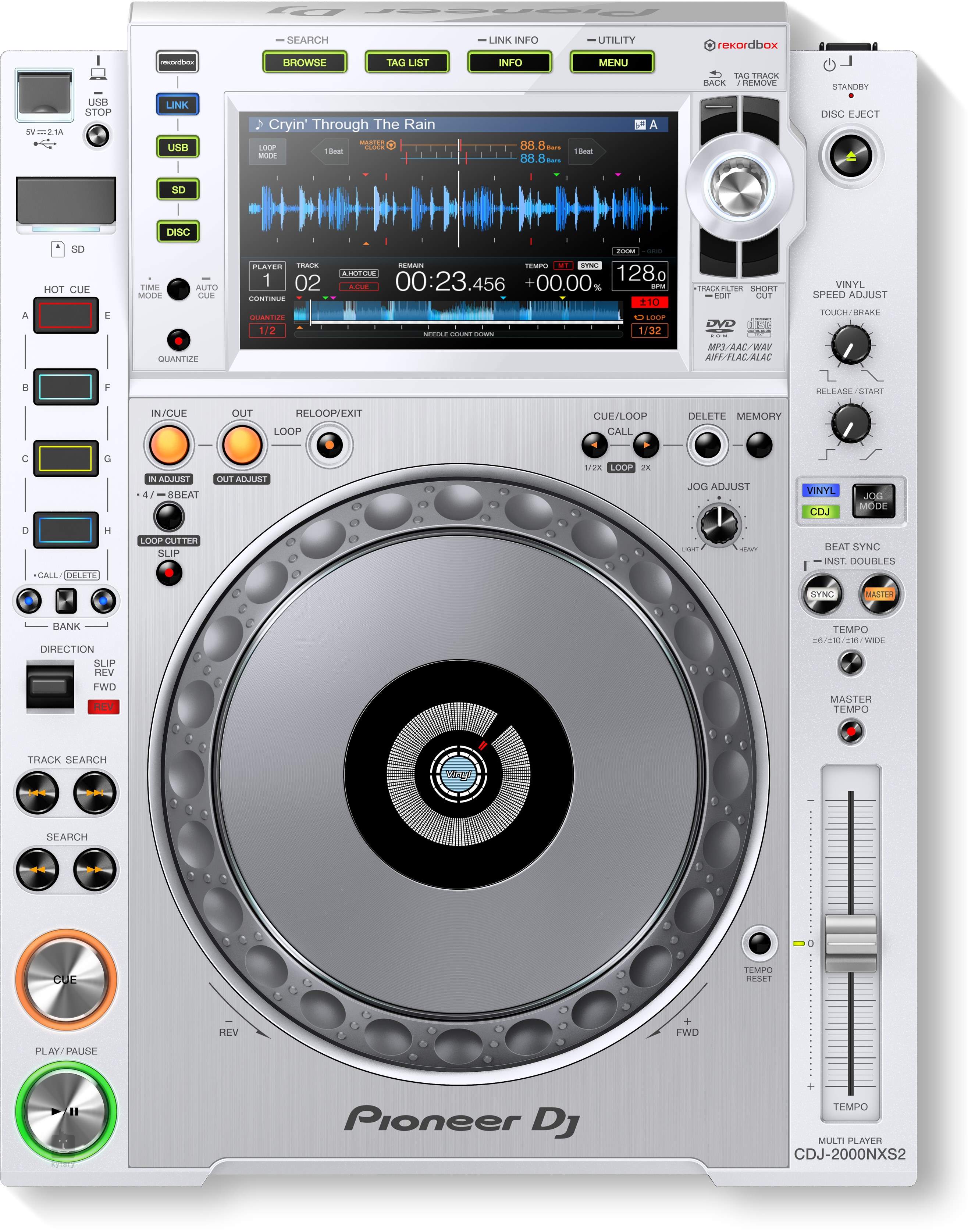 PIONEER DJ CDJ-2000NXS2-W DJ přehrávač