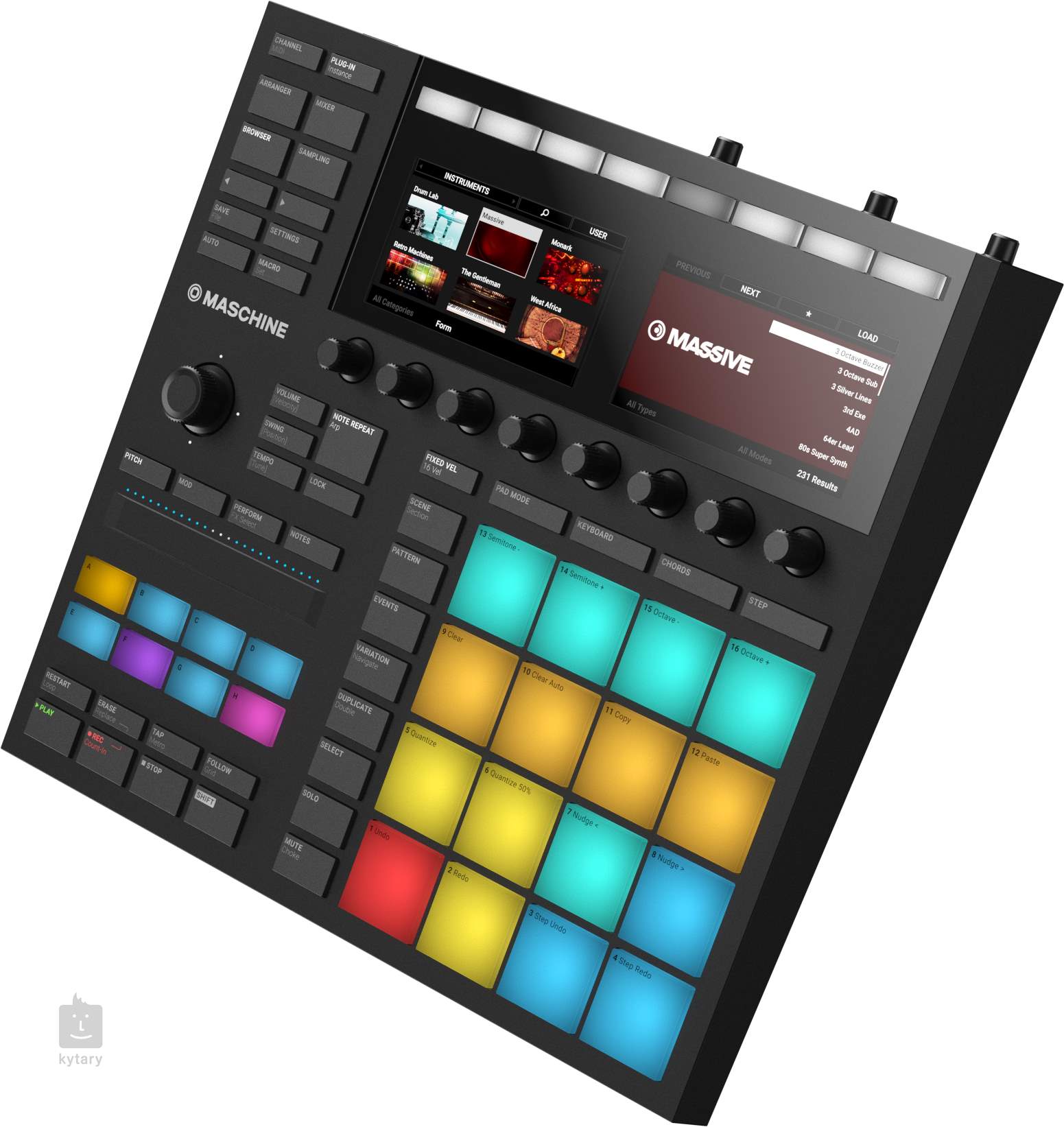 NATIVE INSTRUMENTS Maschine MK3 BK (rozbalené) MIDI kontroler, groove ...