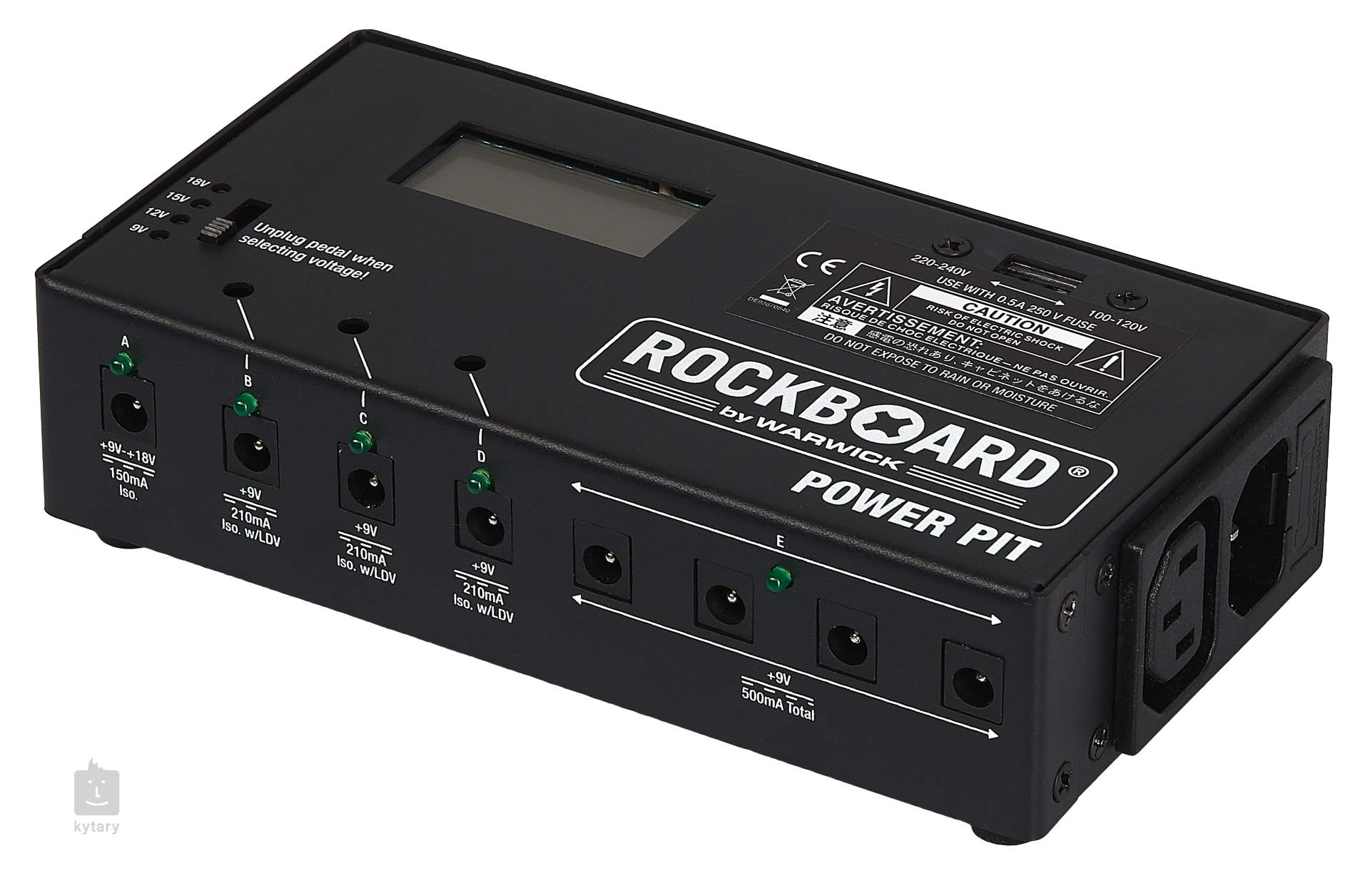 ROCKBOARD Power Pit, Multi-Power Supply Multiadaptér