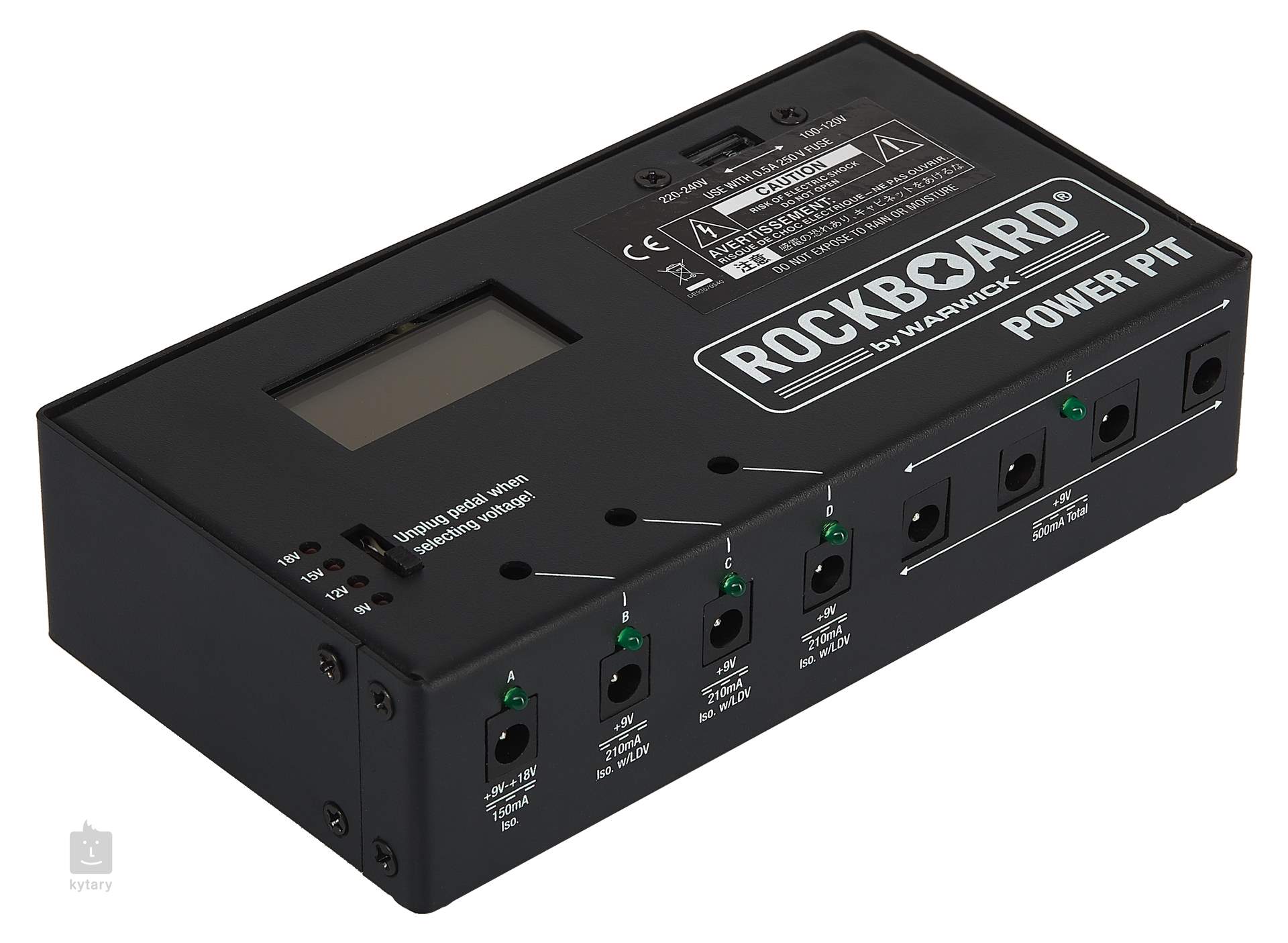 ROCKBOARD Power Pit, Multi-Power Supply Multiadaptér