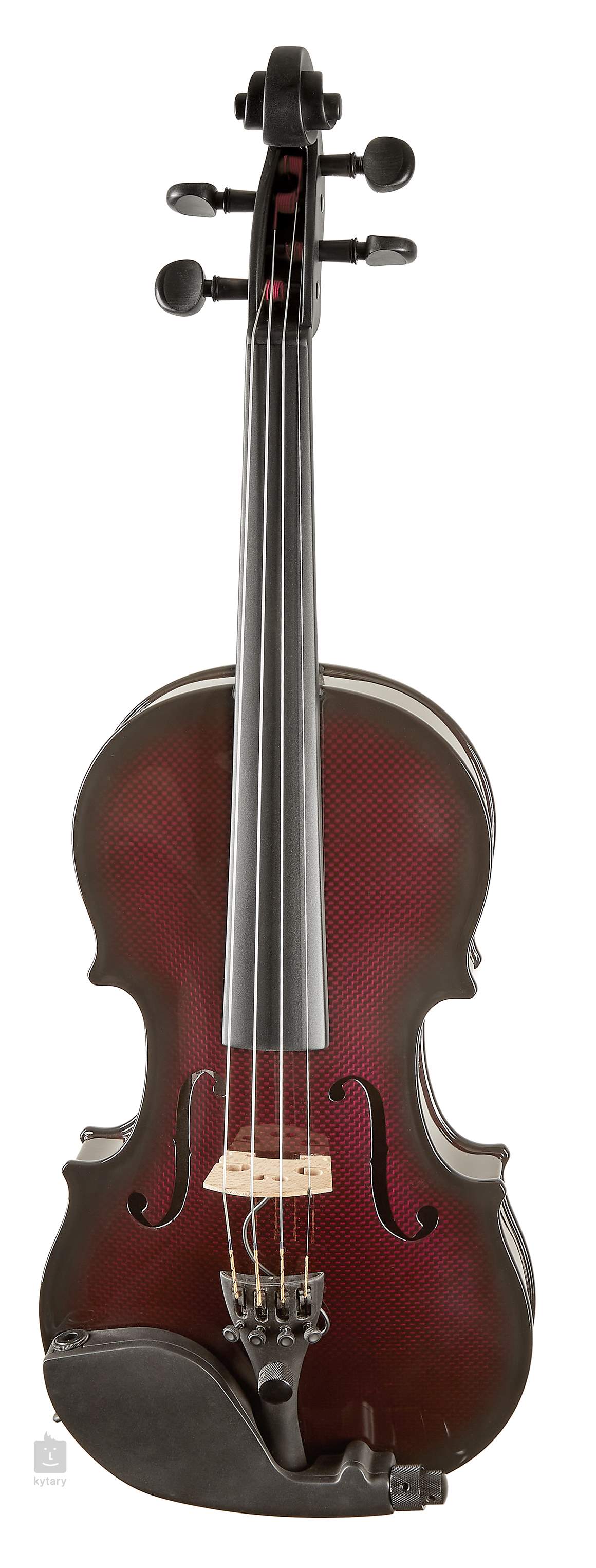 GLASSER CC Violin Acoustic Electric Red Elektroakustické housle | Kytary.cz