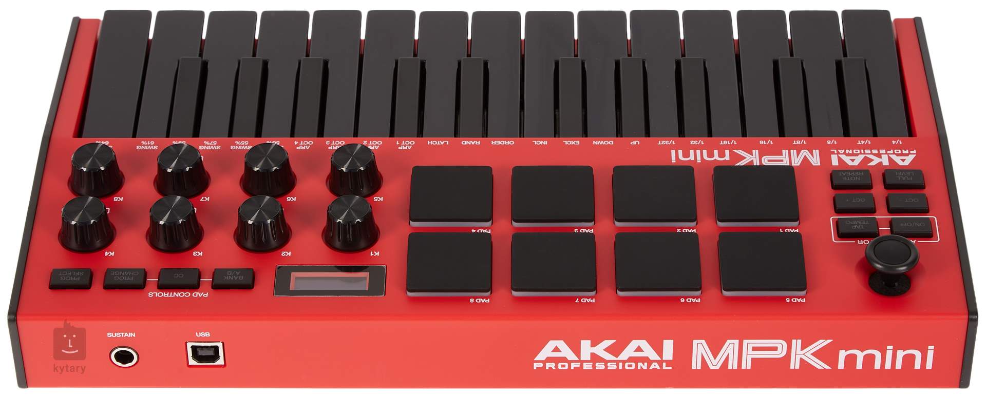AKAI MPK mini MK3 Red USB/MIDI keyboard | Kytary.cz