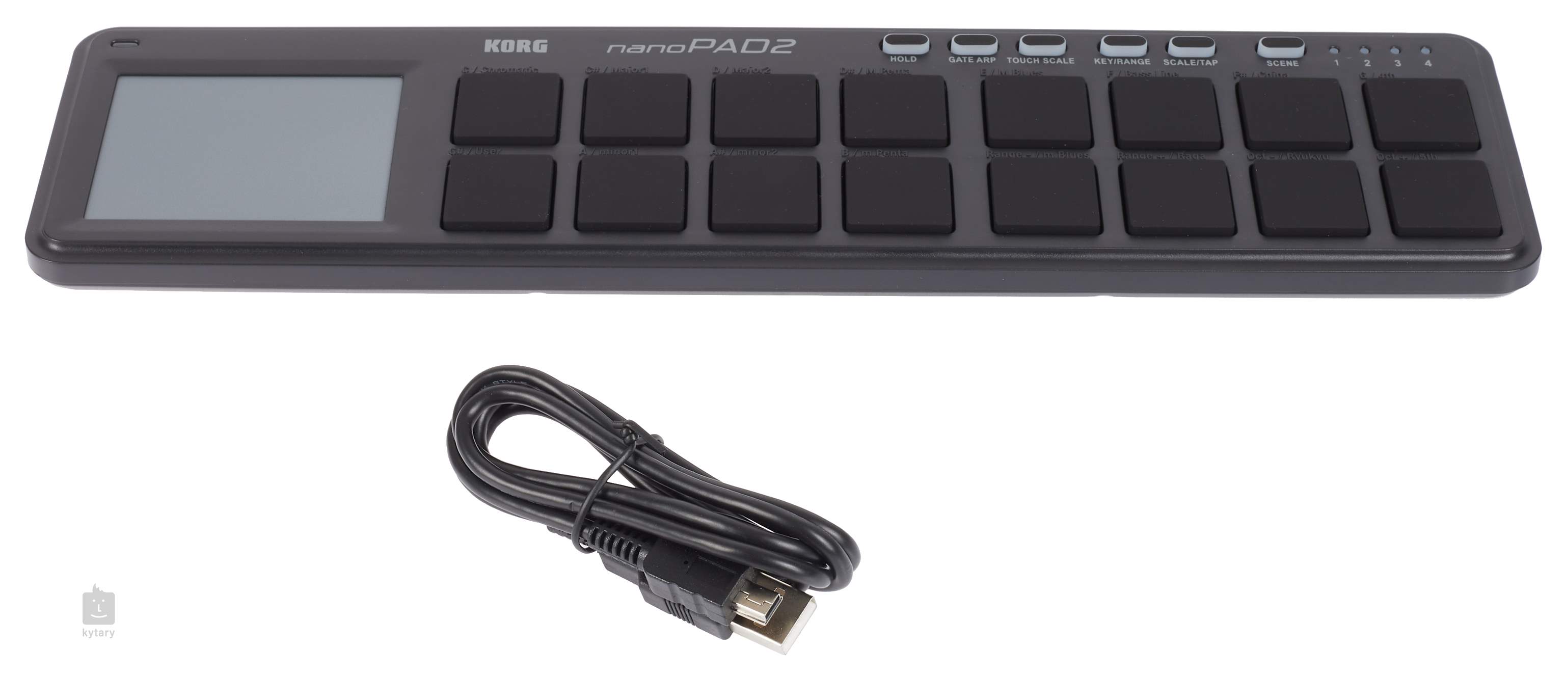KORG nanoPAD2 BK USB/MIDI kontroler | Kytary.cz