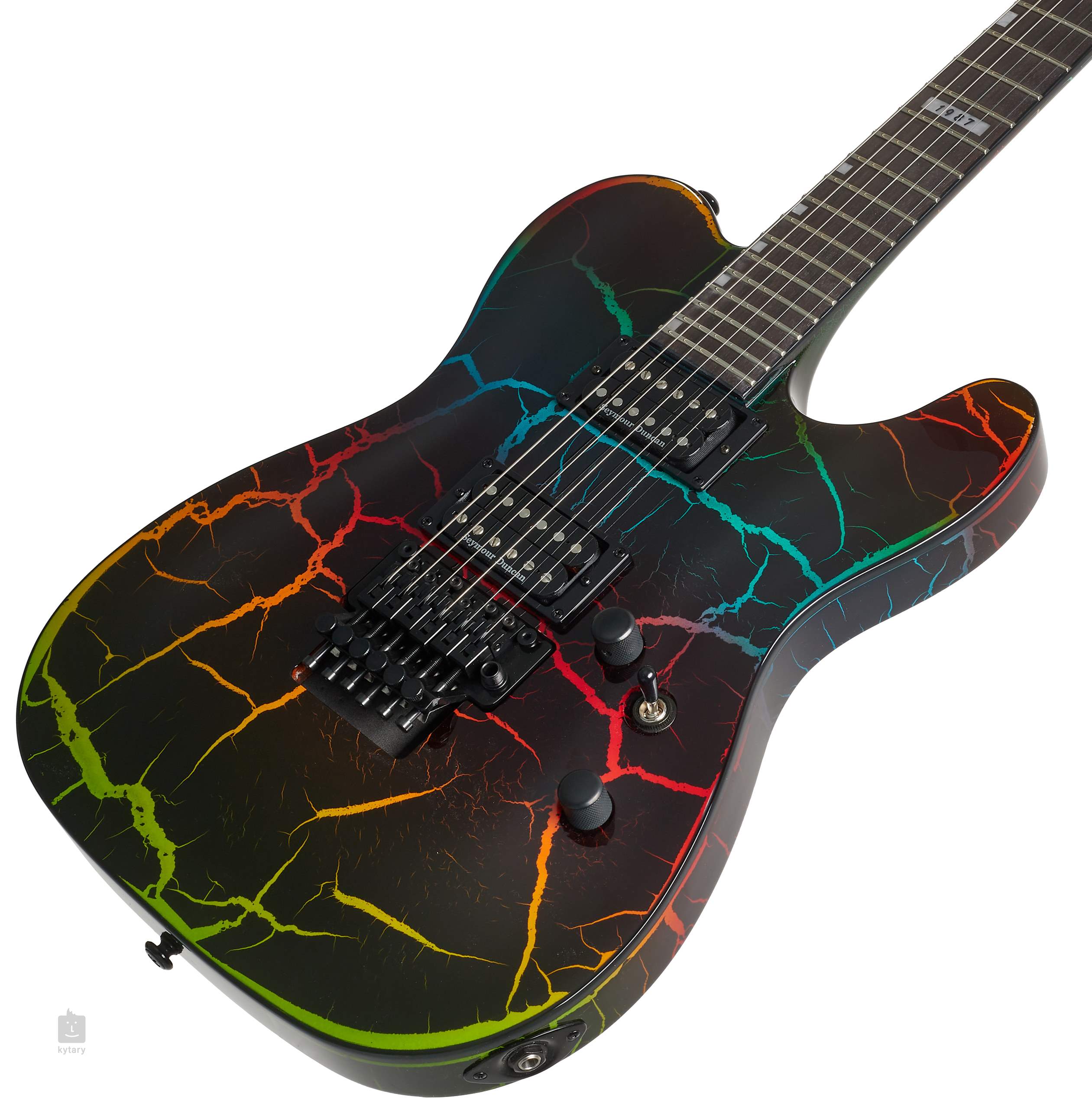 ESP LTD Eclipse 87 Rainbow Crackle Elektrická kytara | Kytary.cz