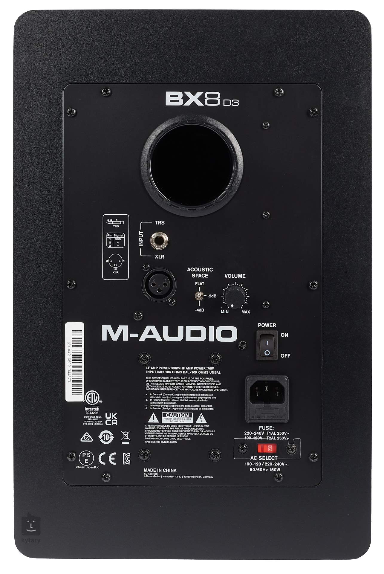 M-AUDIO BX8 D3 Single Aktivní studiový monitor | Kytary.cz