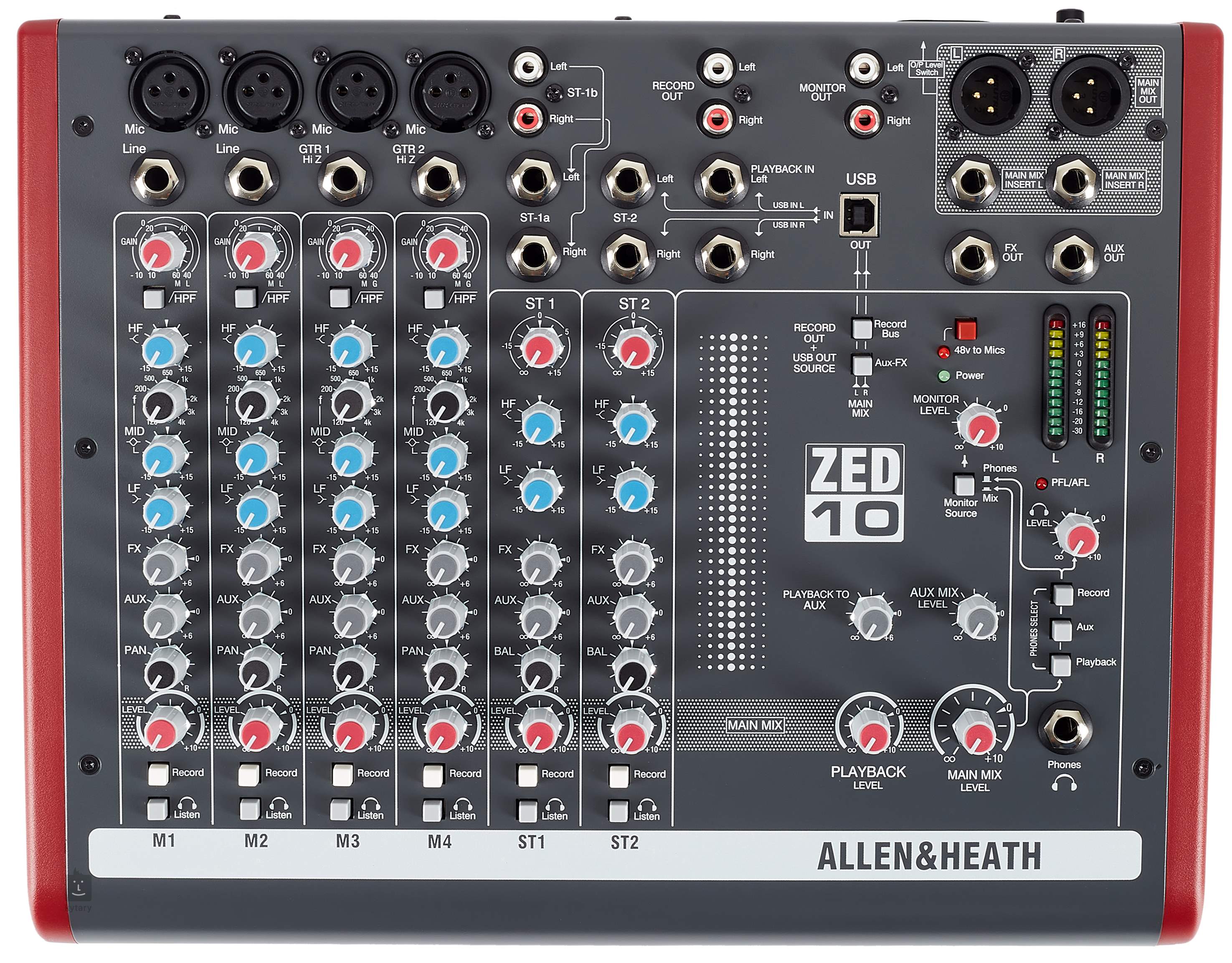 ALLEN&HEATH ZED-10 Analogový mixážní pult | Kytary.cz