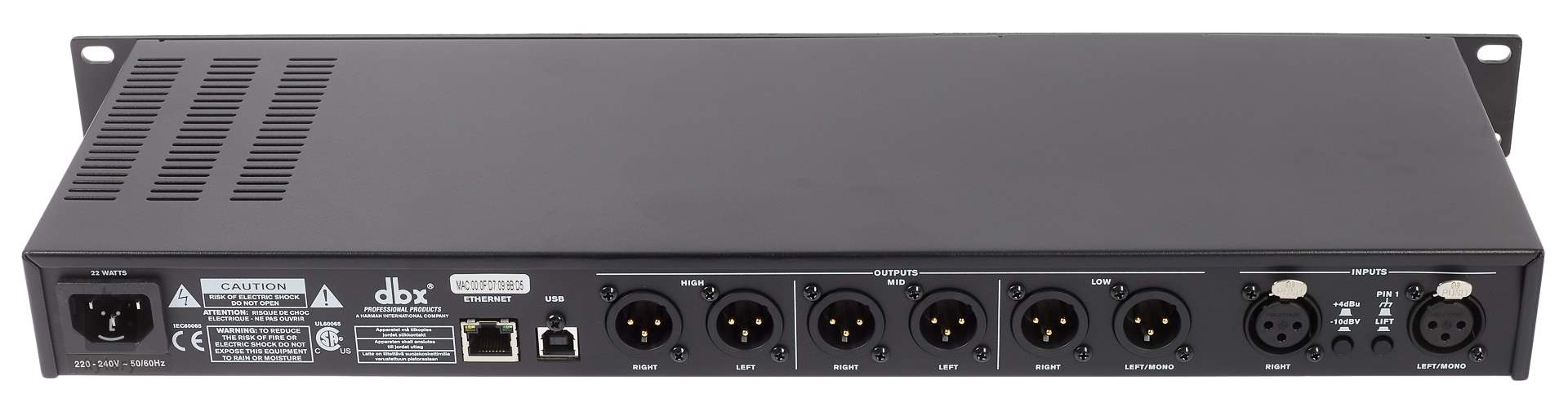 DBX DriveRack PA2 Loudspeaker Management System | Kytary.cz