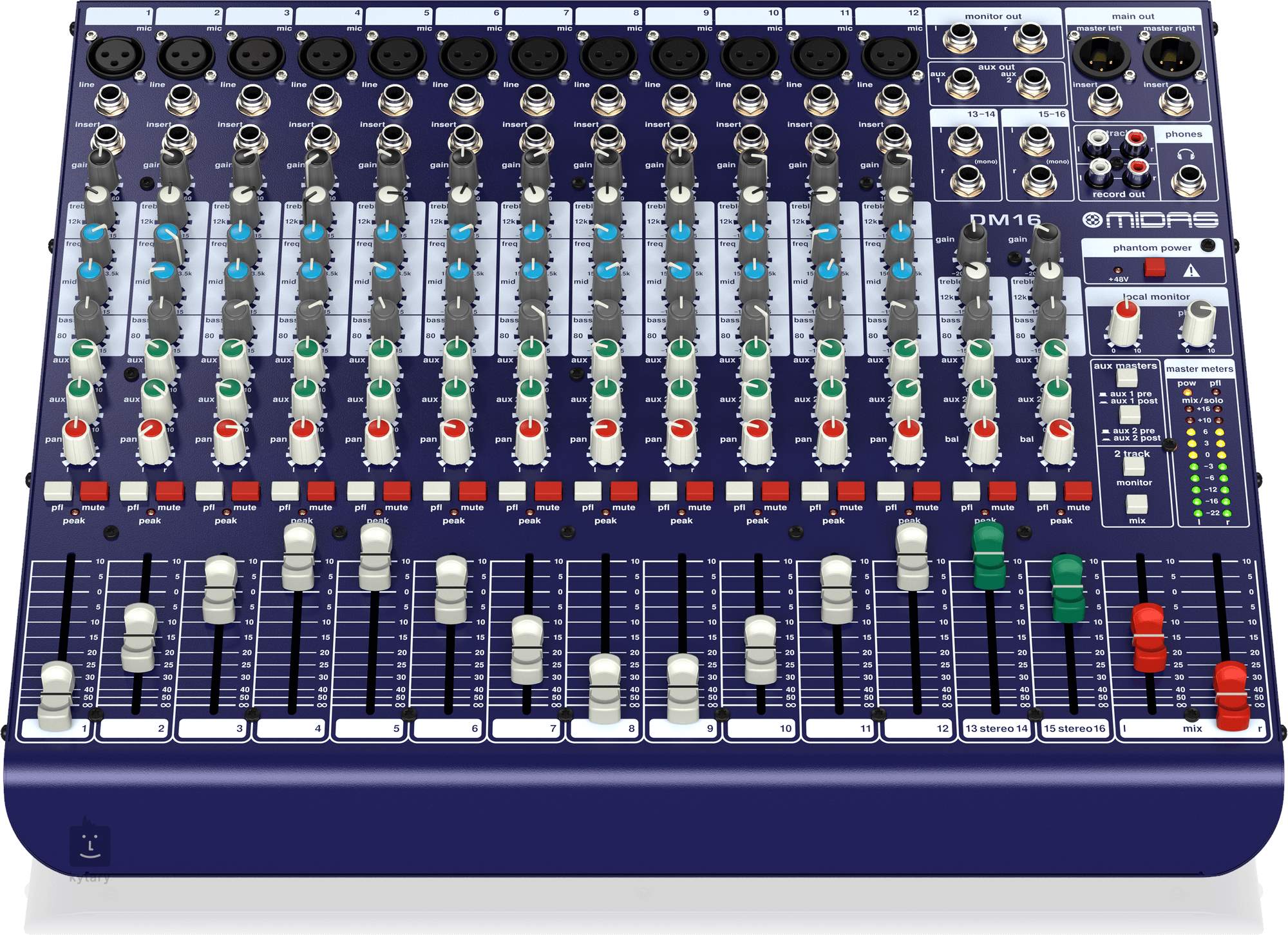 MIDAS DM16 Analogový mixážní pult | Kytary.cz