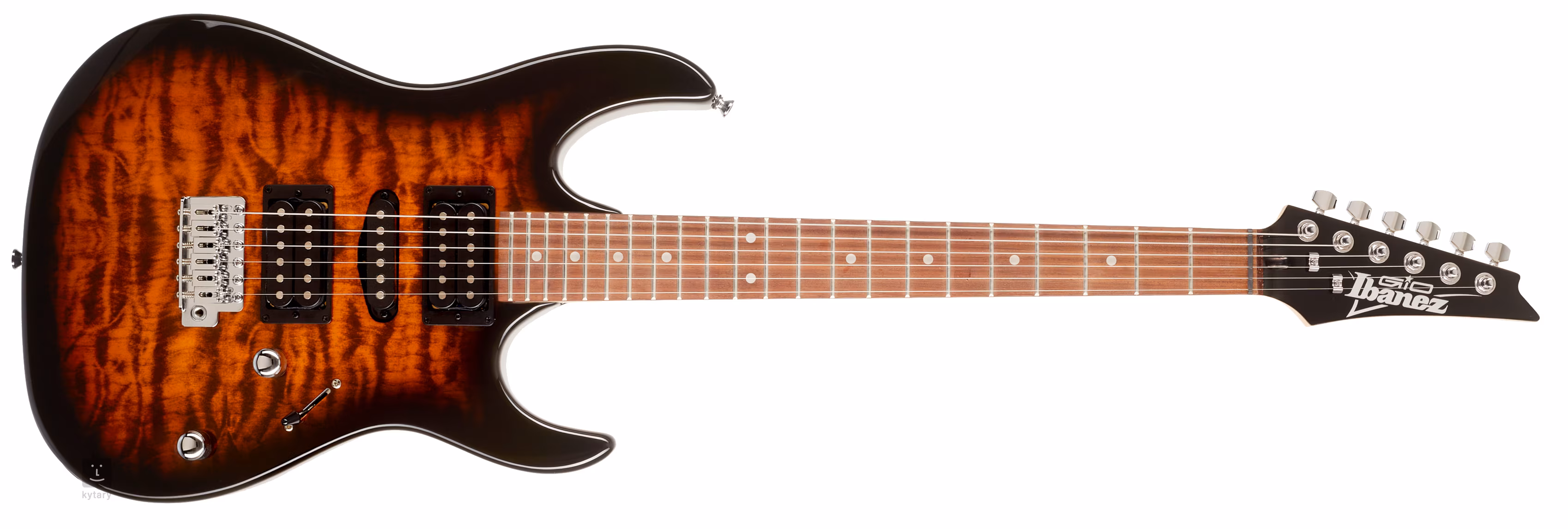 IBANEZ GRX70QA-SB Elektrická kytara | Kytary.cz