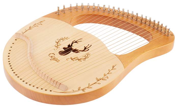 CEGA Lyre Harp 24 String Natural Lyra | Kytary.de
