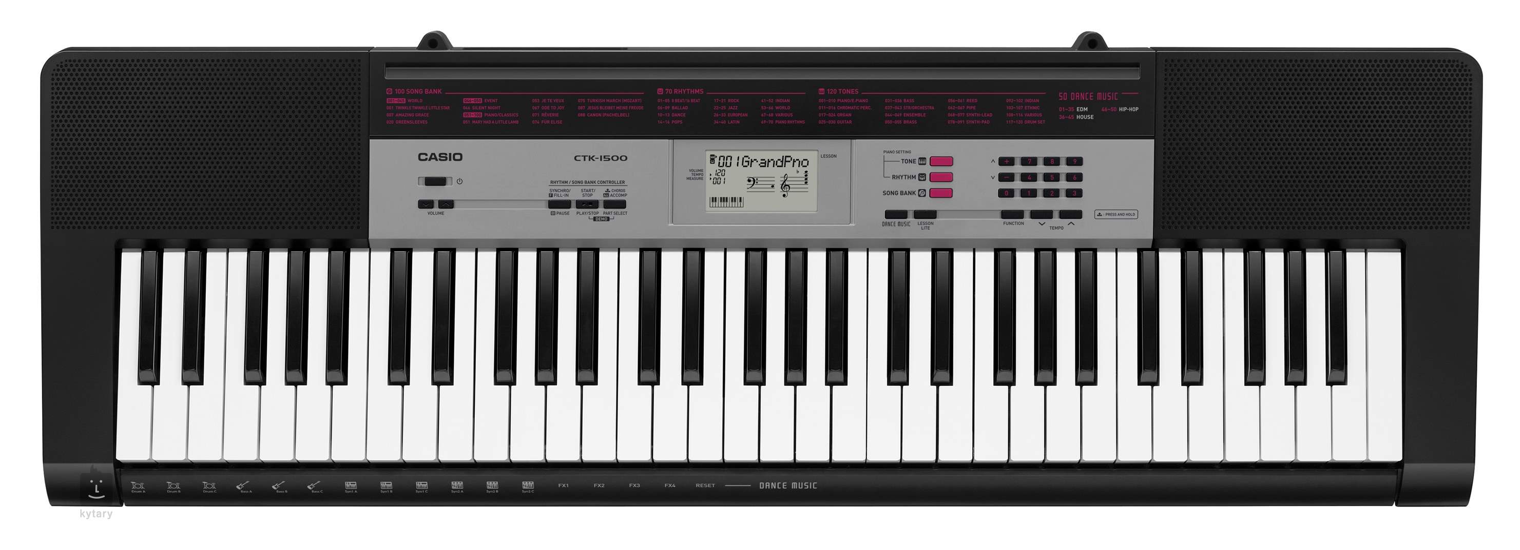 CASIO CTK-1500 Keyboard ohne Dynamik | Kytary.de