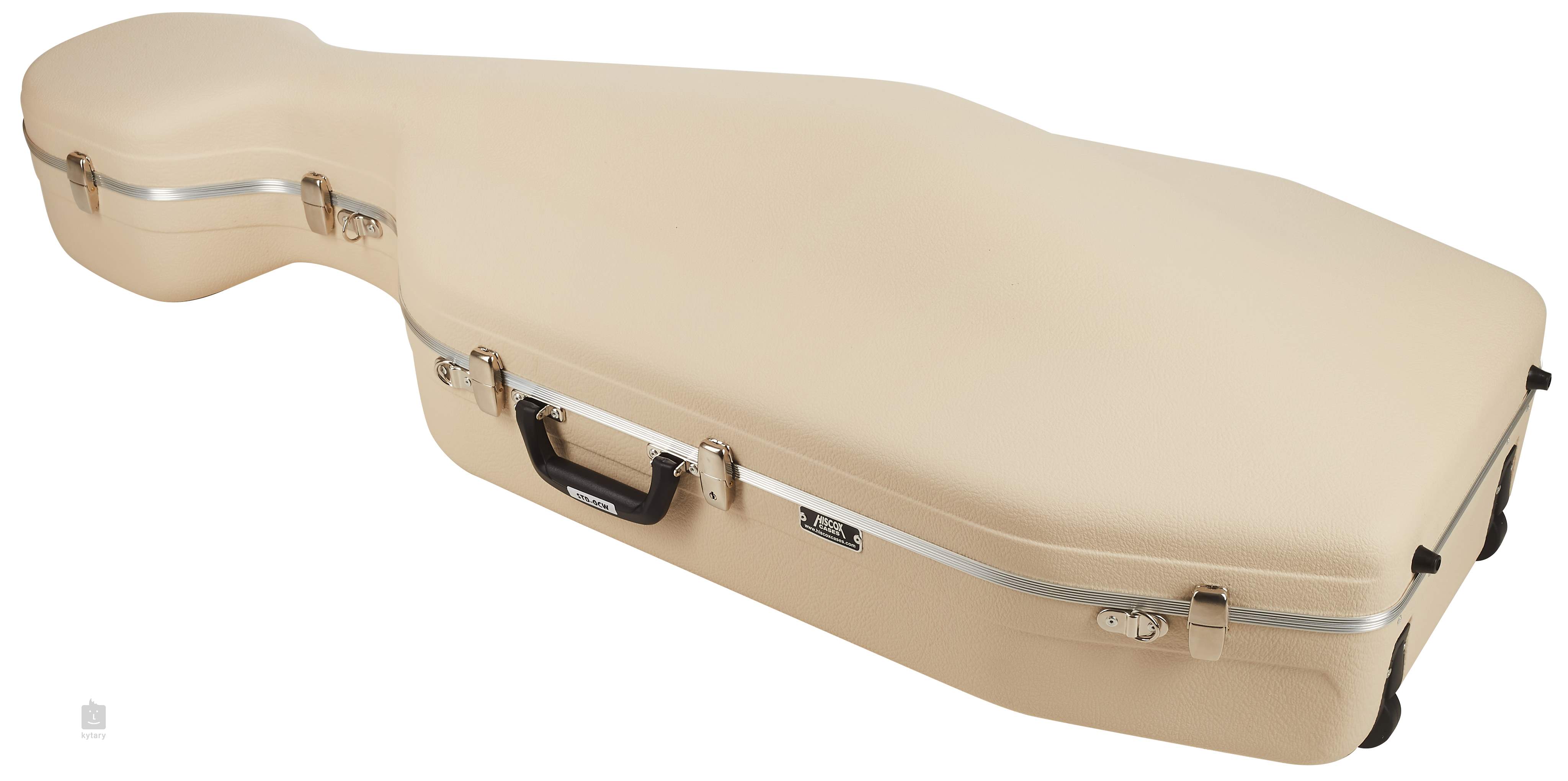 HISCOX Standard Cello Case With Wheels & Pull Handle - Ivory/Silver ...