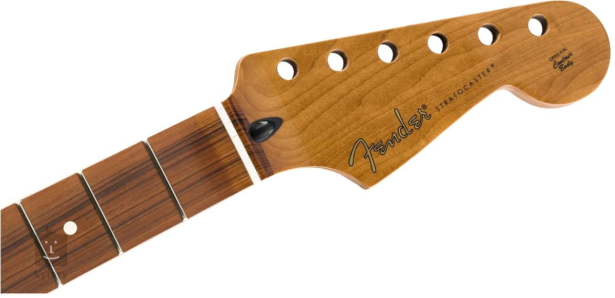 FENDER Roasted Maple Stratocaster Neck, 21 Narrow Tall Frets, 9.5", Pau ...