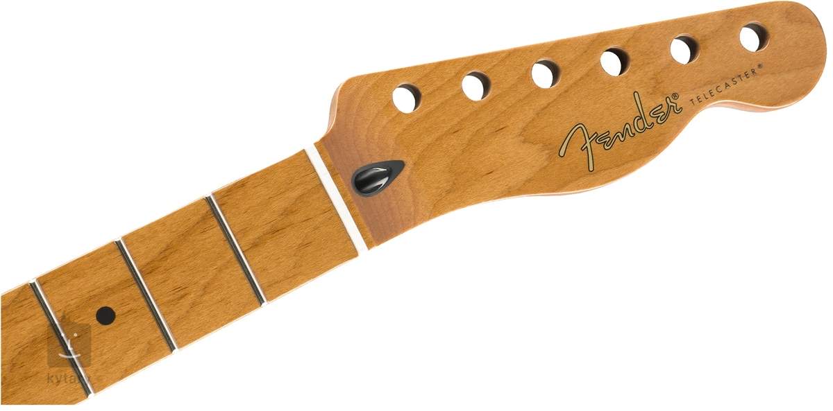 FENDER Roasted Maple Telecaster Neck, 21 Narrow Tall Frets, 9.5", Maple ...
