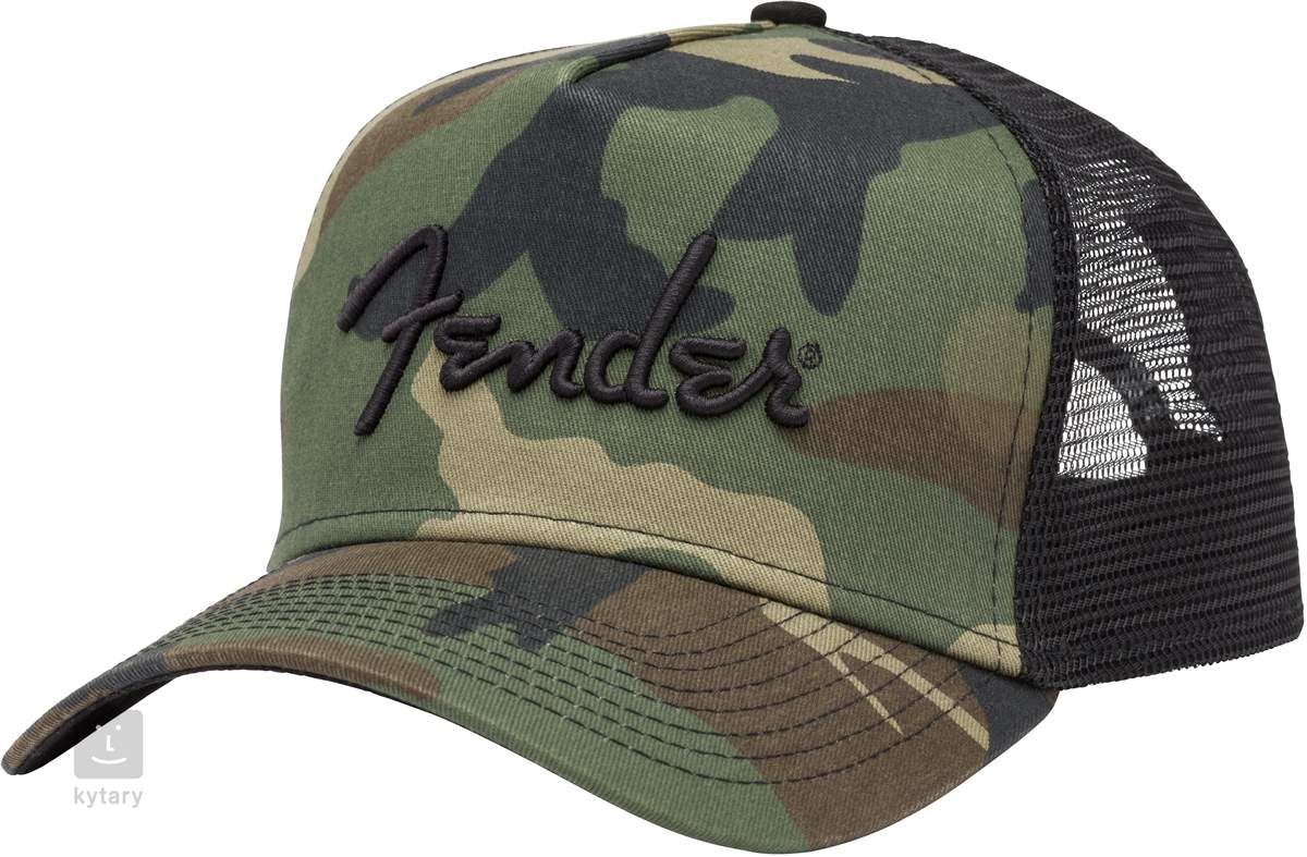 FENDER Camo Snapback Hat Baseballcap