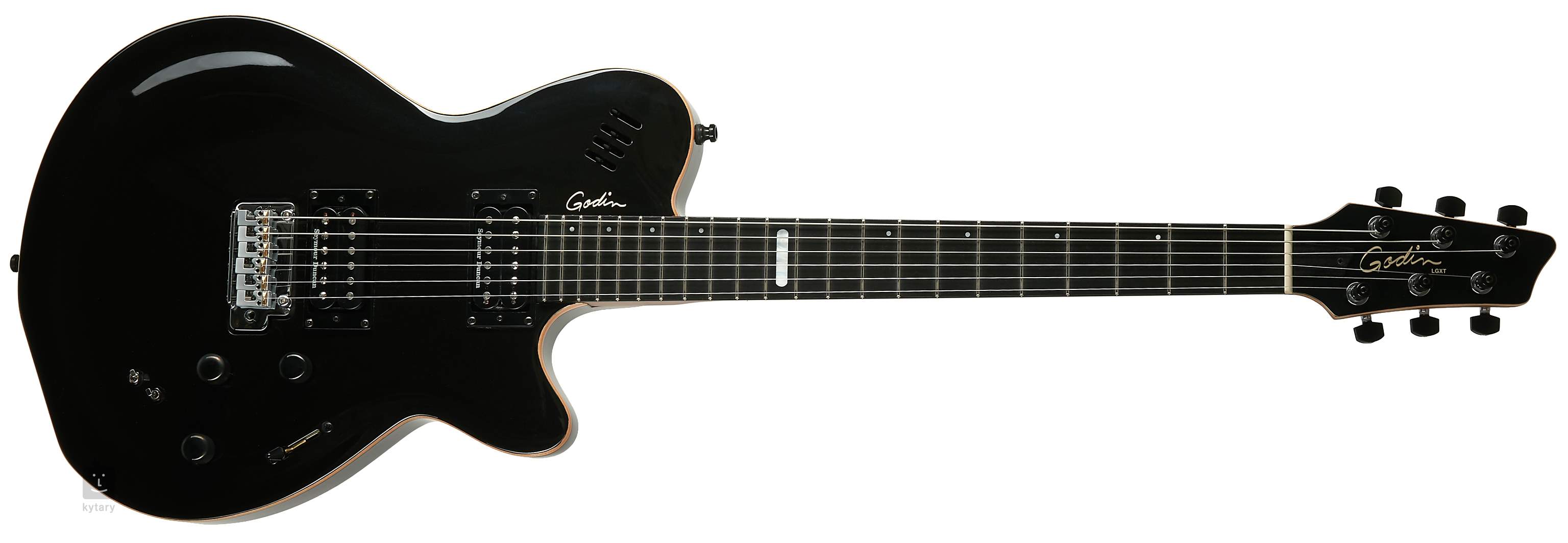 GODIN LGXT SA Black Pearl Hybrid Midi-E-Gitarre | Kytary.de