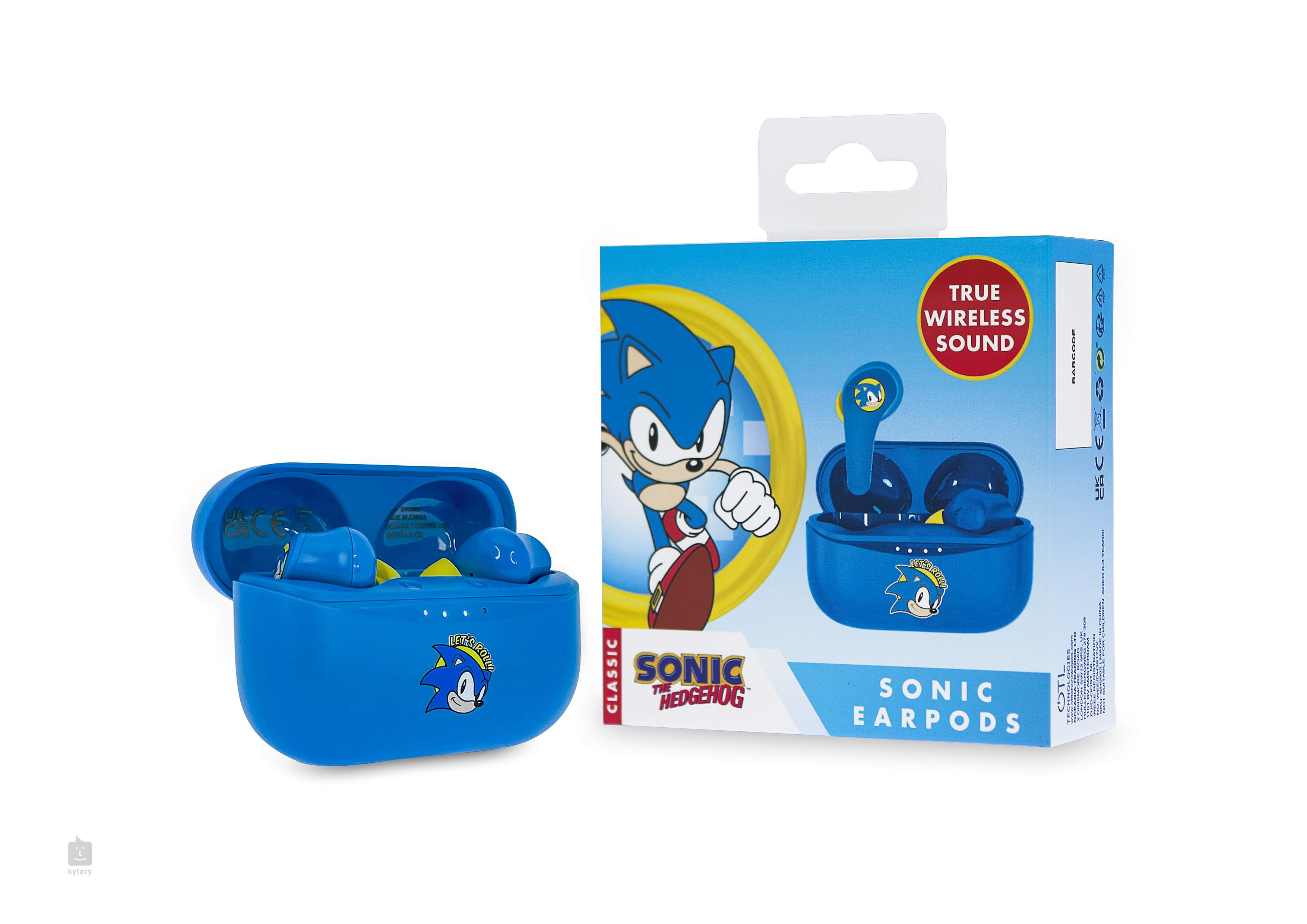 OTL SEGA Classic Sonic the Hedgehog TWS Earpods Wireless-Headset ...