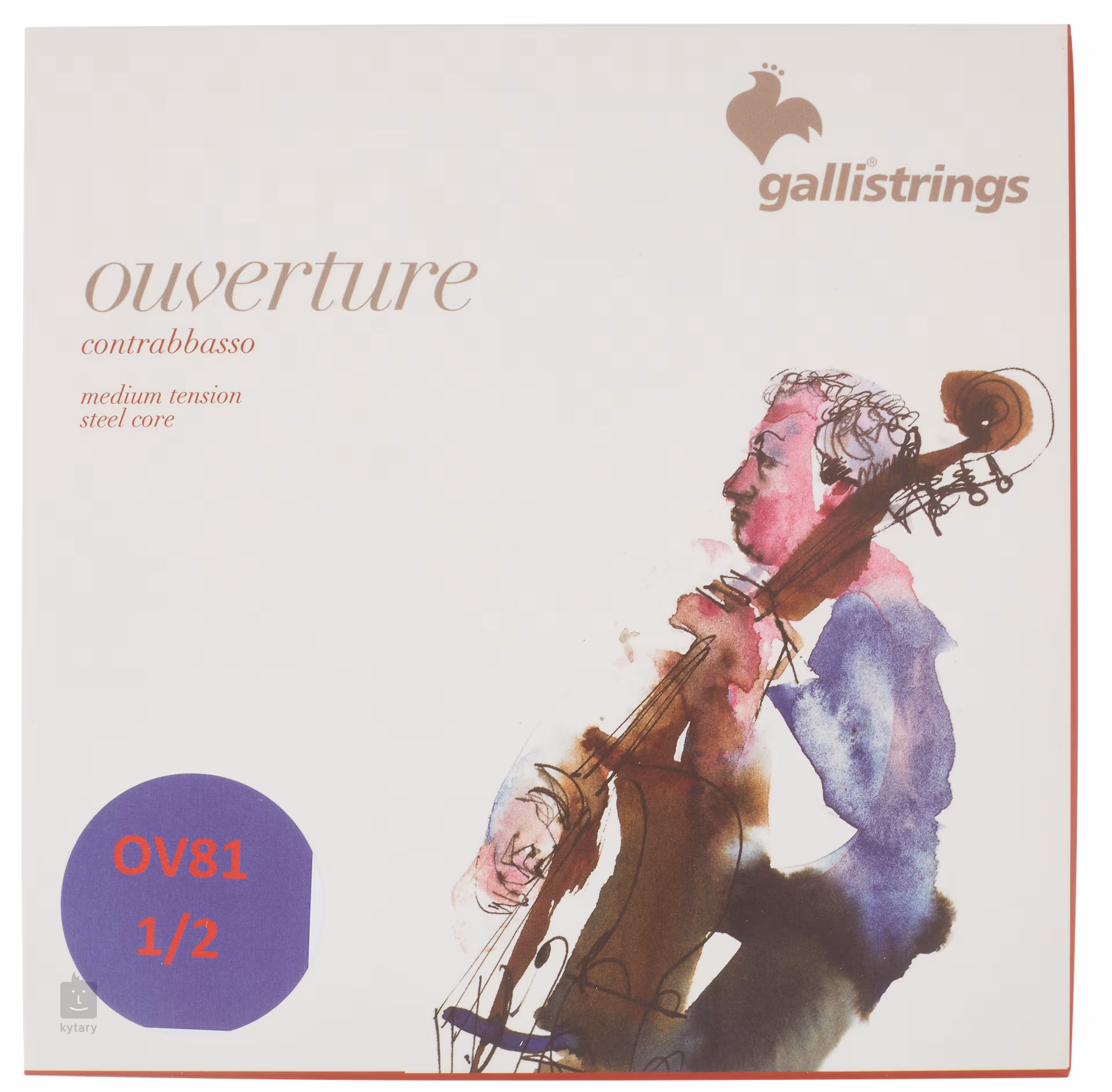 GALLI OV81 Overture Bass Rope 1/2 Cuerdas para contrabajo