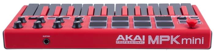 AKAI MPK mini MK2 Red Limited edition USB/MIDI keyboard | Kytary.fr