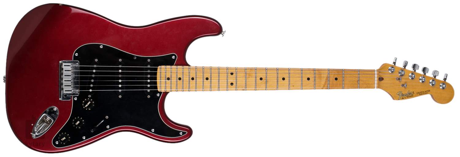 FENDER 1989-91 Stratocaster American Standard Candy Cola Red Guitare ...