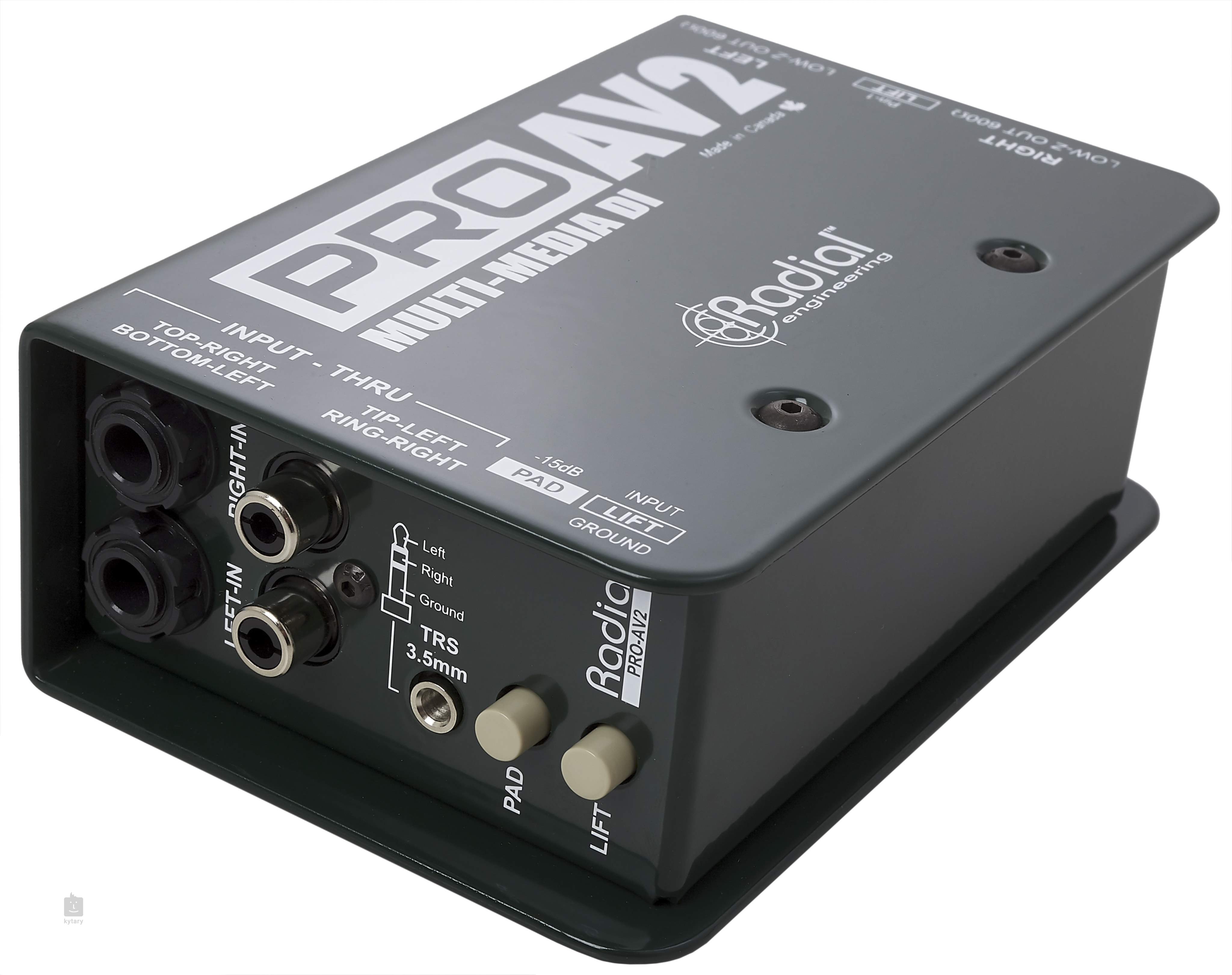 RADIAL ENGINEERING ProAV2 DI Box | Kytary.fr