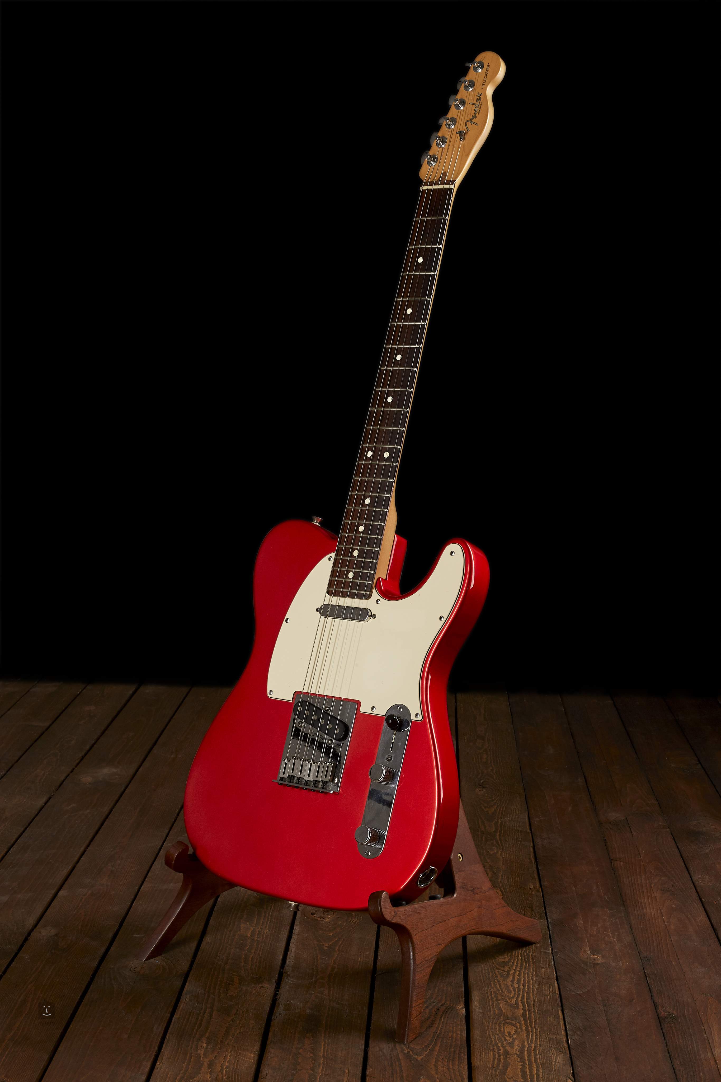 FENDER 2001 American Standard Telecaster Hot Rod Red Guitare électrique