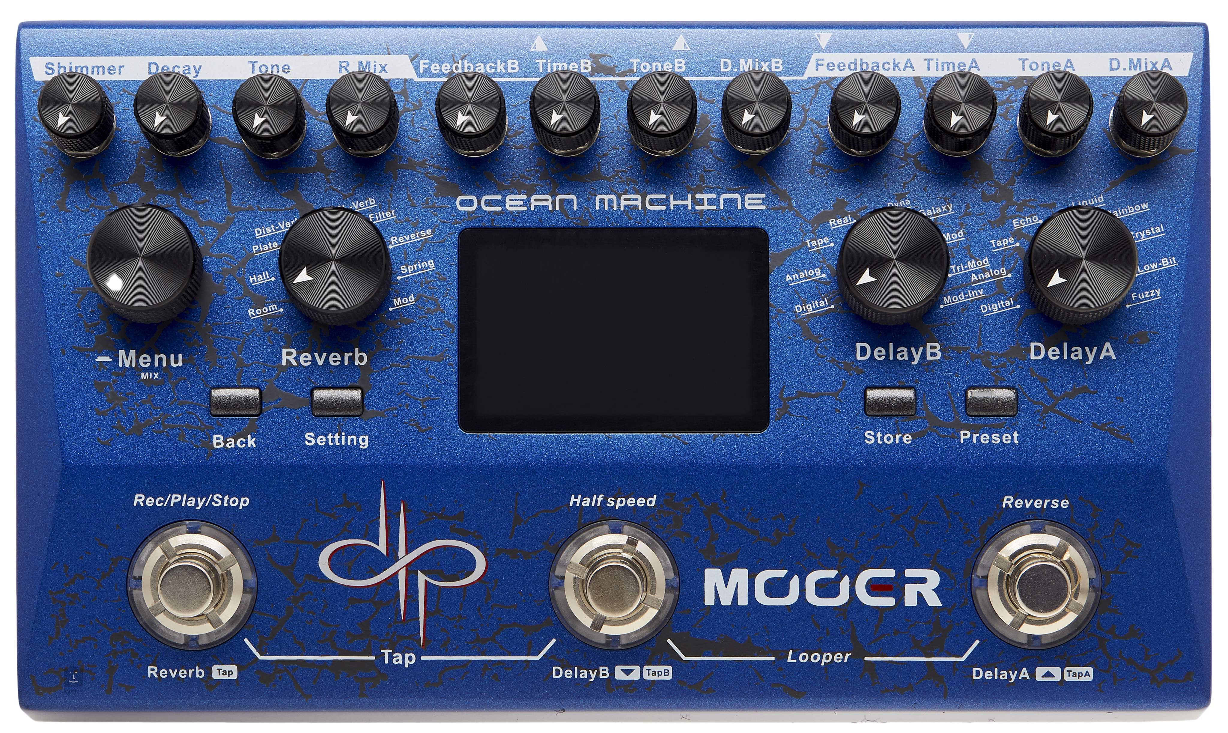 MOOER Ocean Machine Multi-Effets Guitares | Kytary.fr