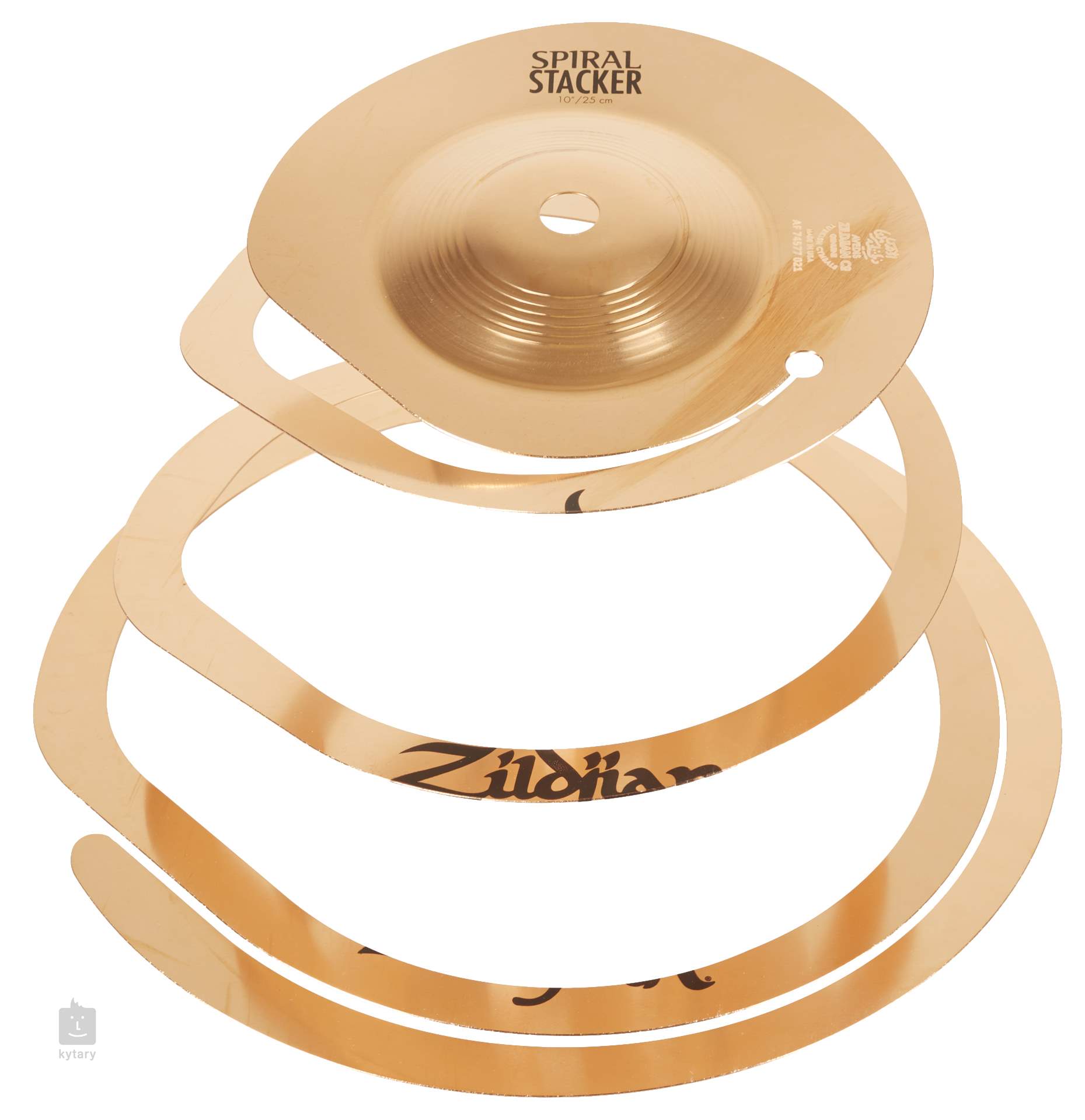 ZILDJIAN 10" Spiral Stacker + 10" K Custom Special Dry Splash Stack ...