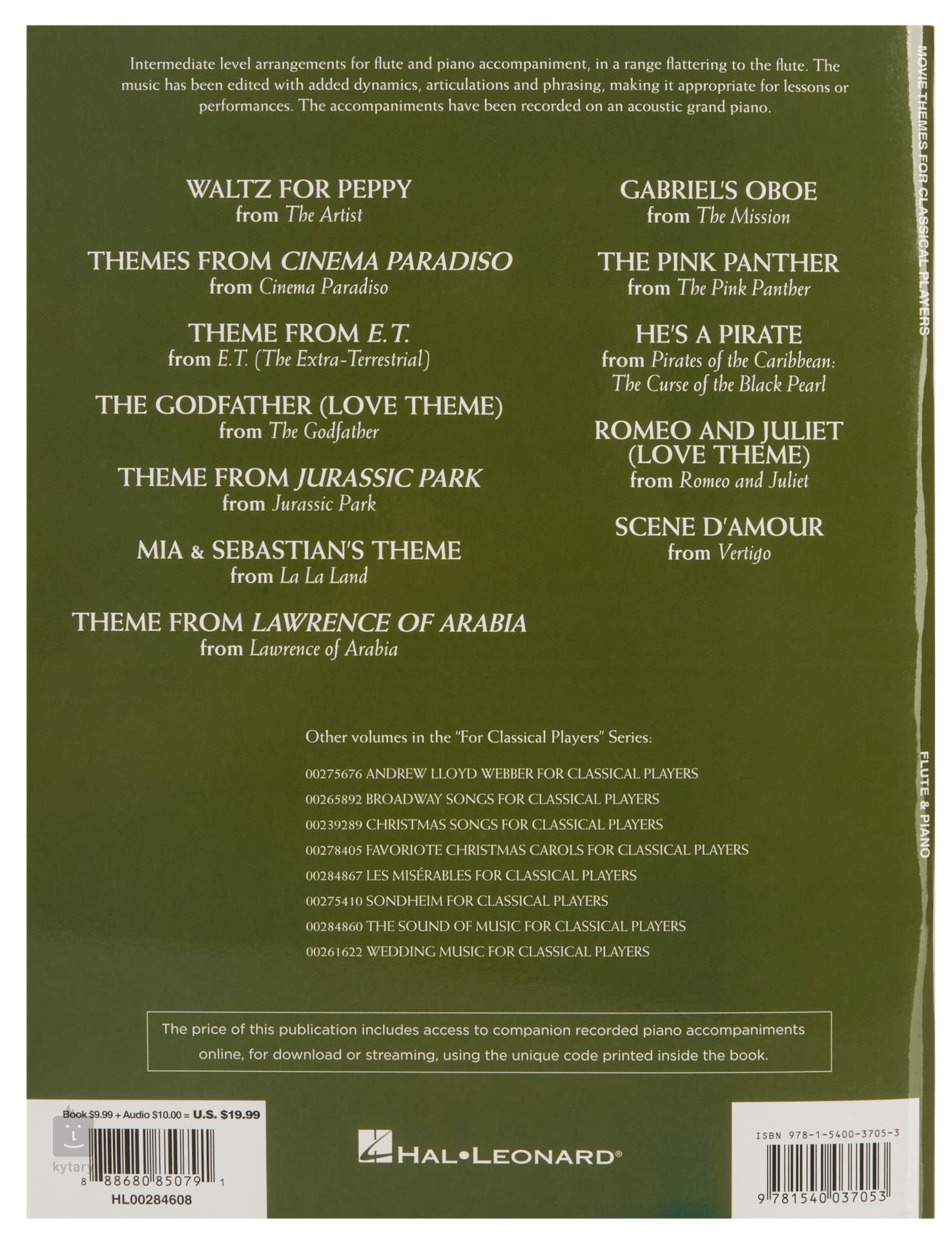 MS Movie Themes for Classical Players - Flute Partition pour flute ...