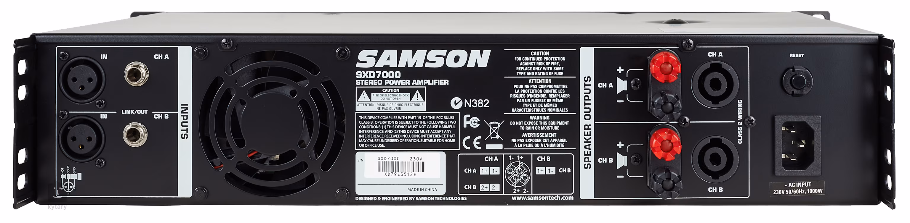 SAMSON SXD7000 Amplificateurs de puissance | Kytary.fr