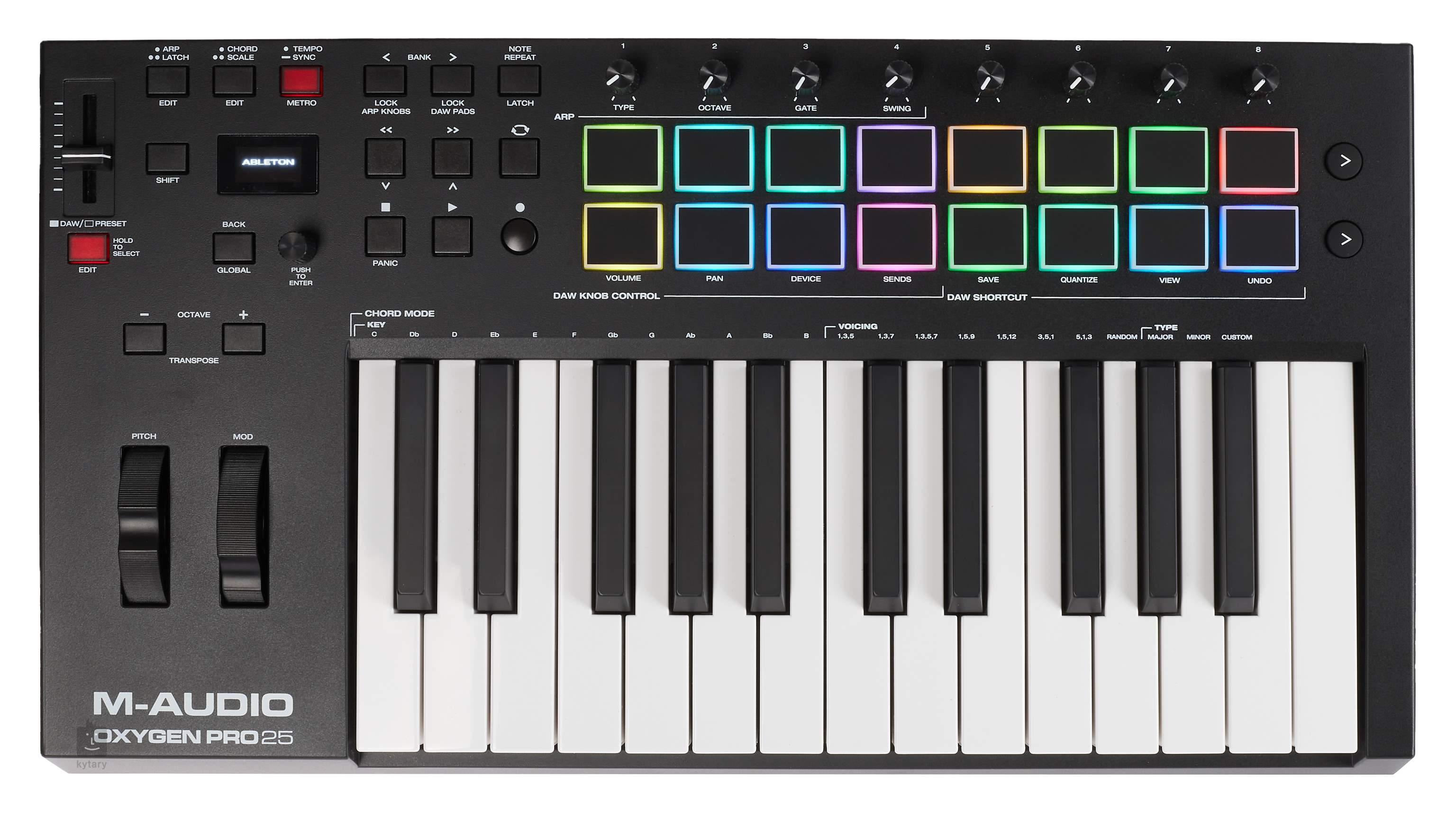 M-AUDIO Oxygen PRO 25 USB/MIDI keyboard | Kytary.fr