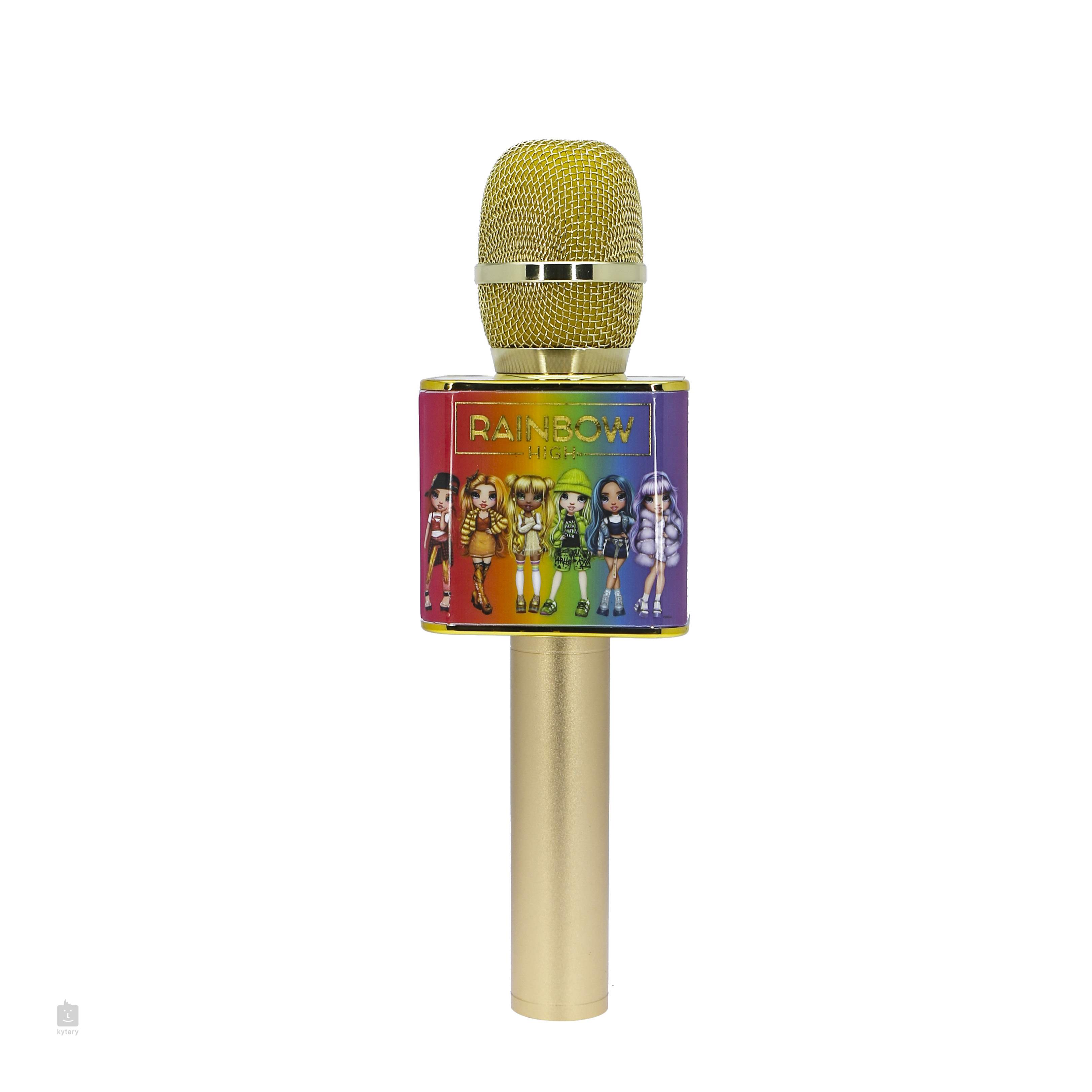 OTL Rainbow High Karaoke microphone with Bluetooth speaker Microphone ...