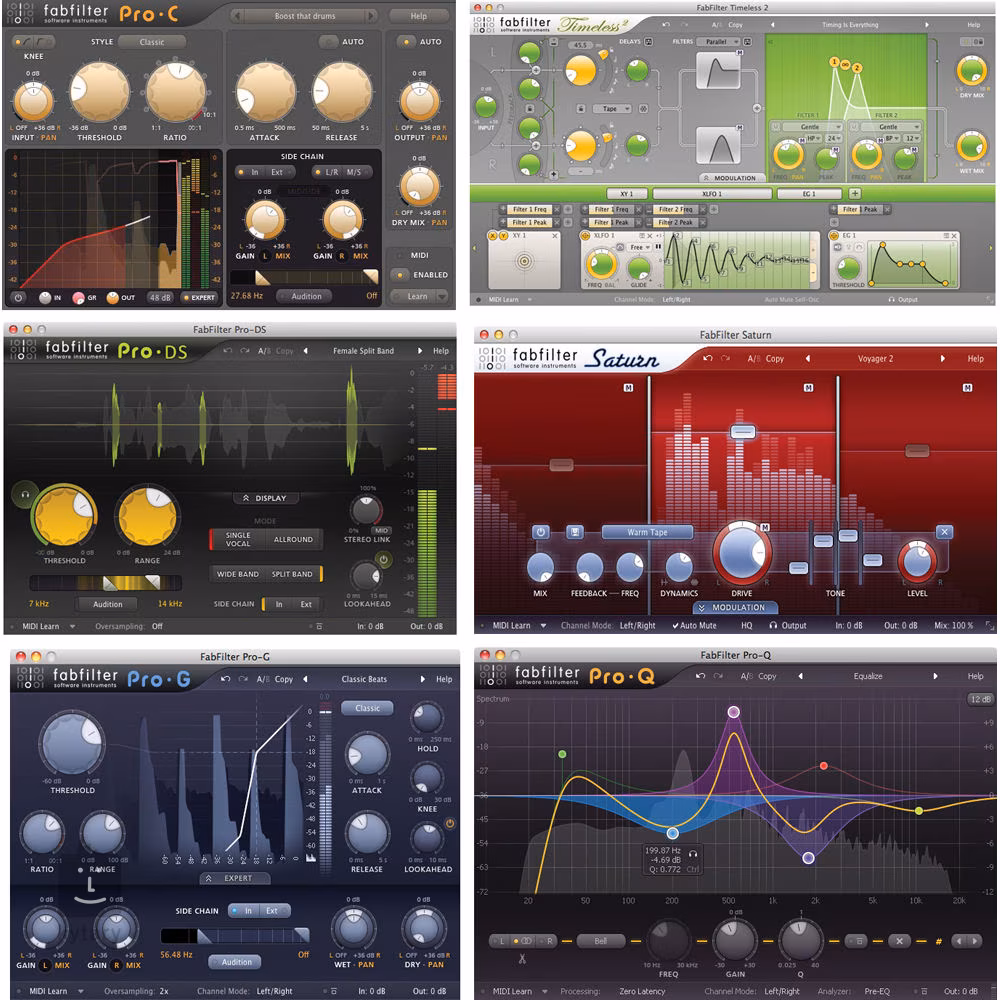 FABFILTER Mixing Bundle Software | Kytary.fr