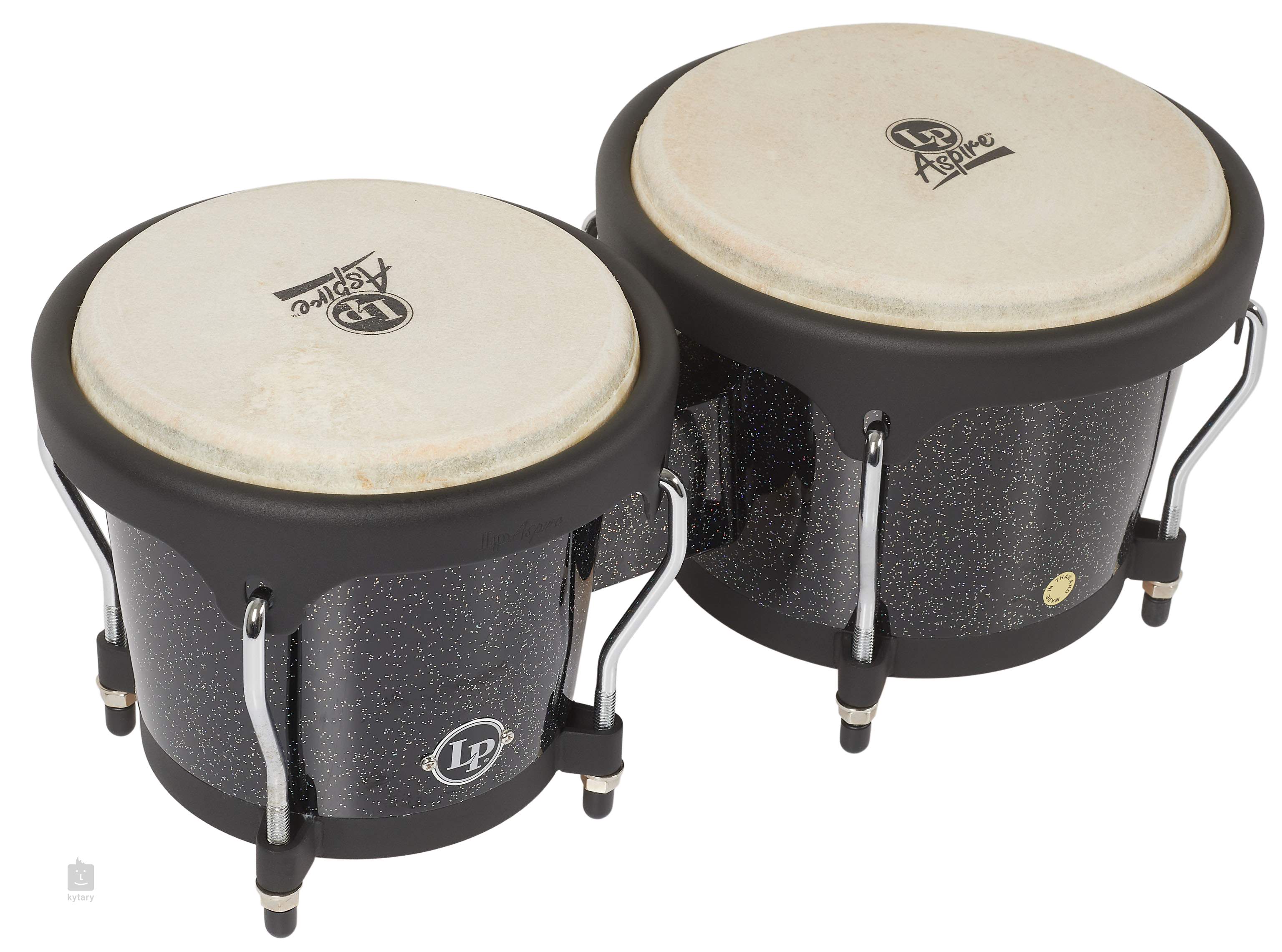 LATIN PERCUSSION Aspire Santana Black Magic Bongo Bongos | Kytary.fr