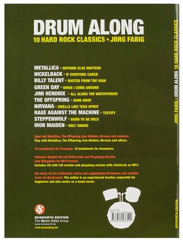 MS Drum Along - 10 Hard Rock Classics Dob kotta | Kytary.hu