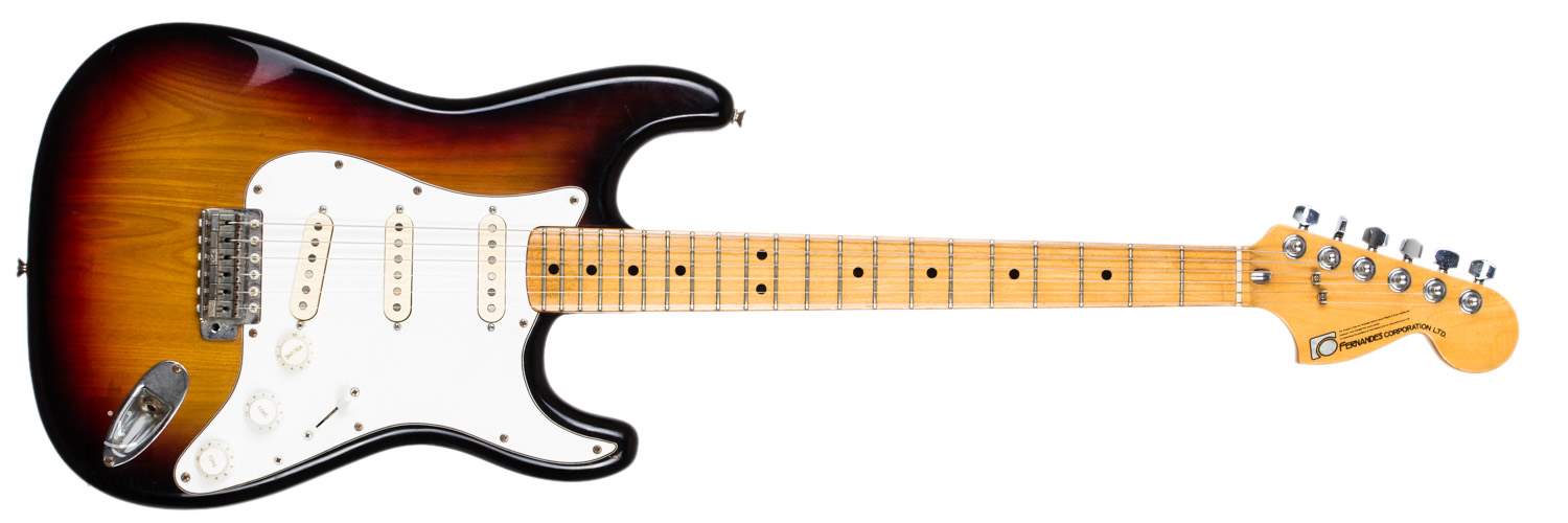 FERNANDES 1977 Stone logo Stratocaster Gitara elektryczna