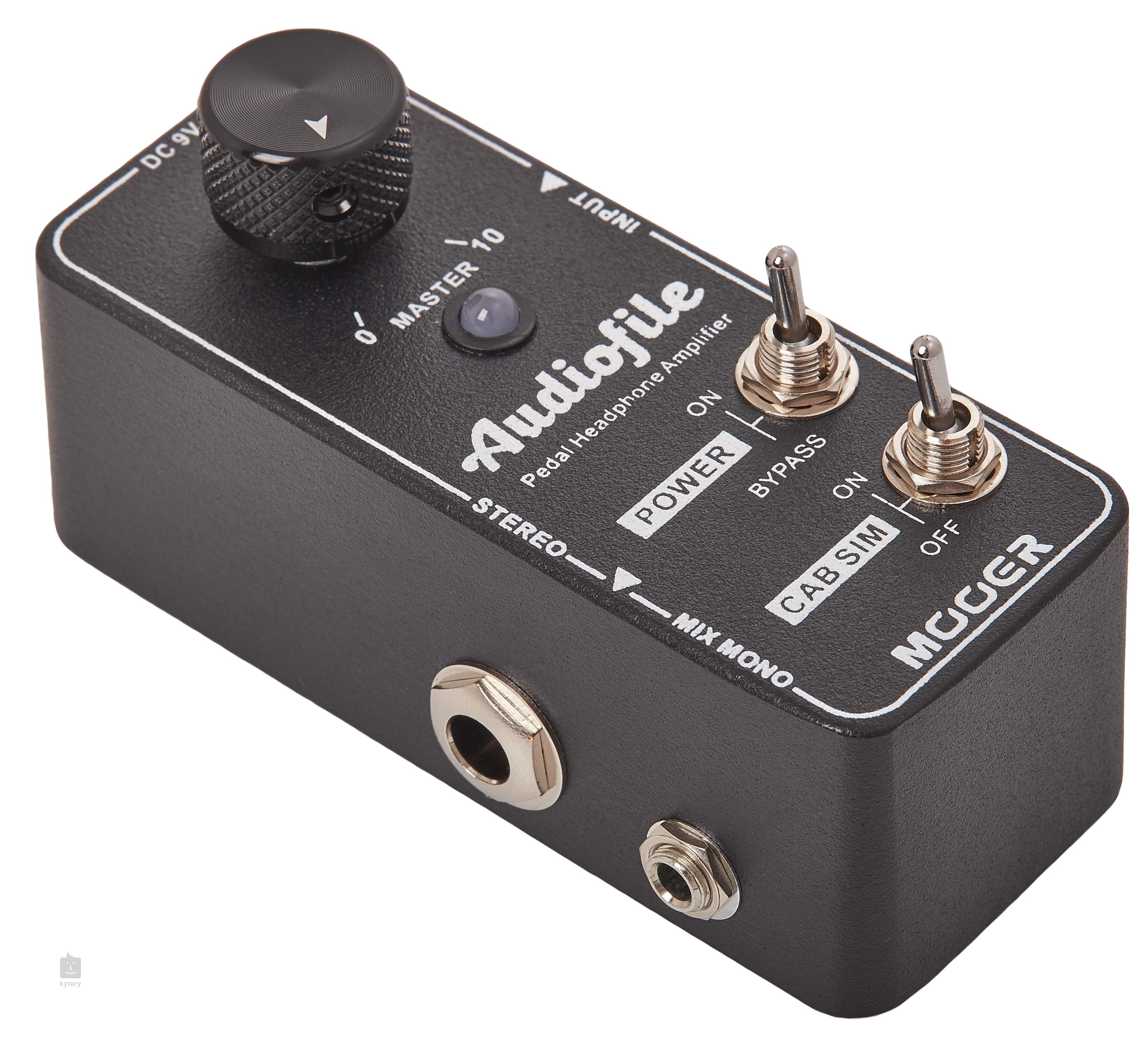 MOOER Audiofile - Pedal Headphone Amplifier Wzmacniacz gitarowy słuchawkowy