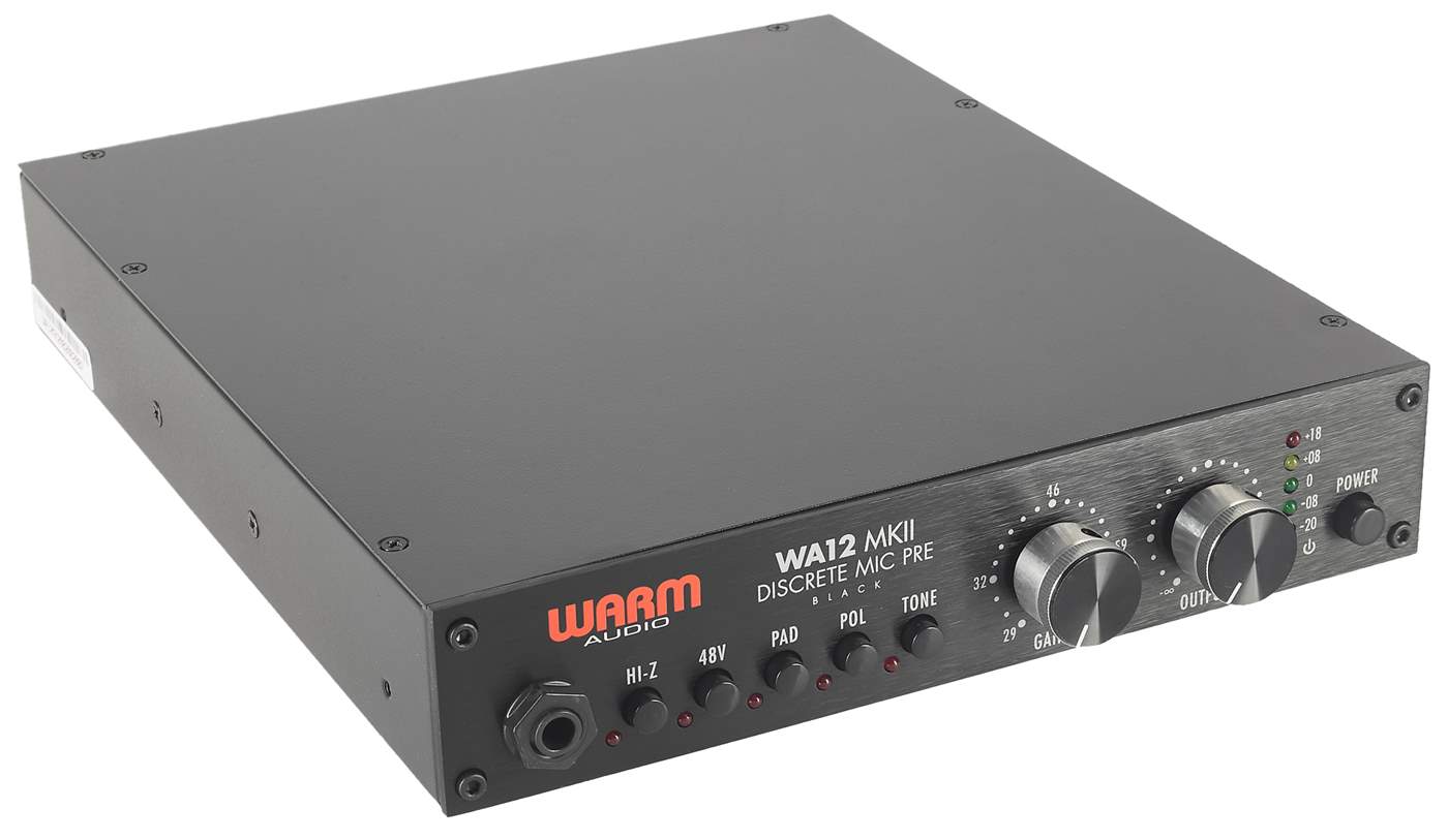 WARM AUDIO WA12 MKII Black Preamplificator de microfon | Kytary.ro