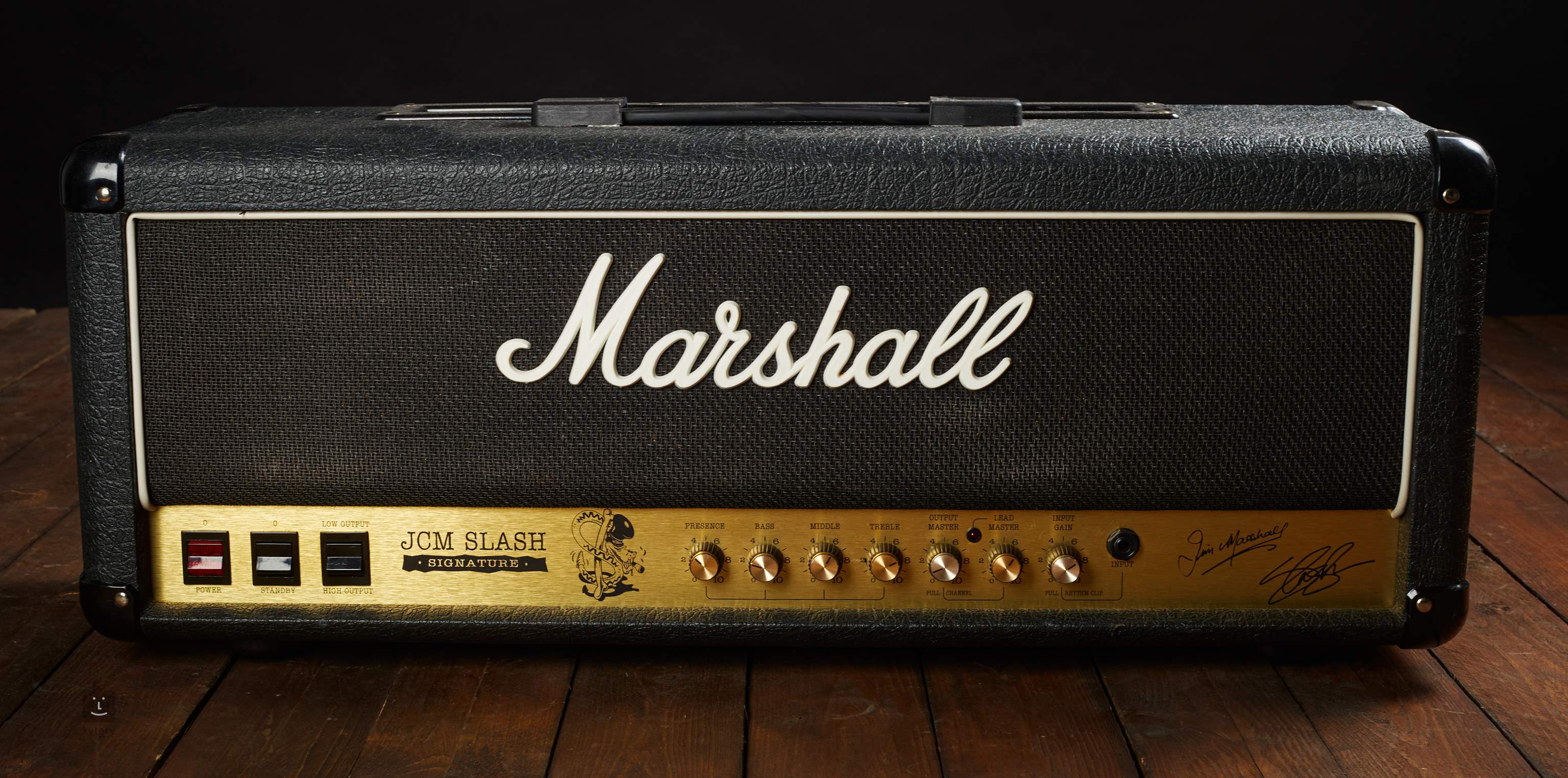 MARSHALL 1996 Slash Signature 2555SL JCM Silver Jubilee 2555 Amp Head ...