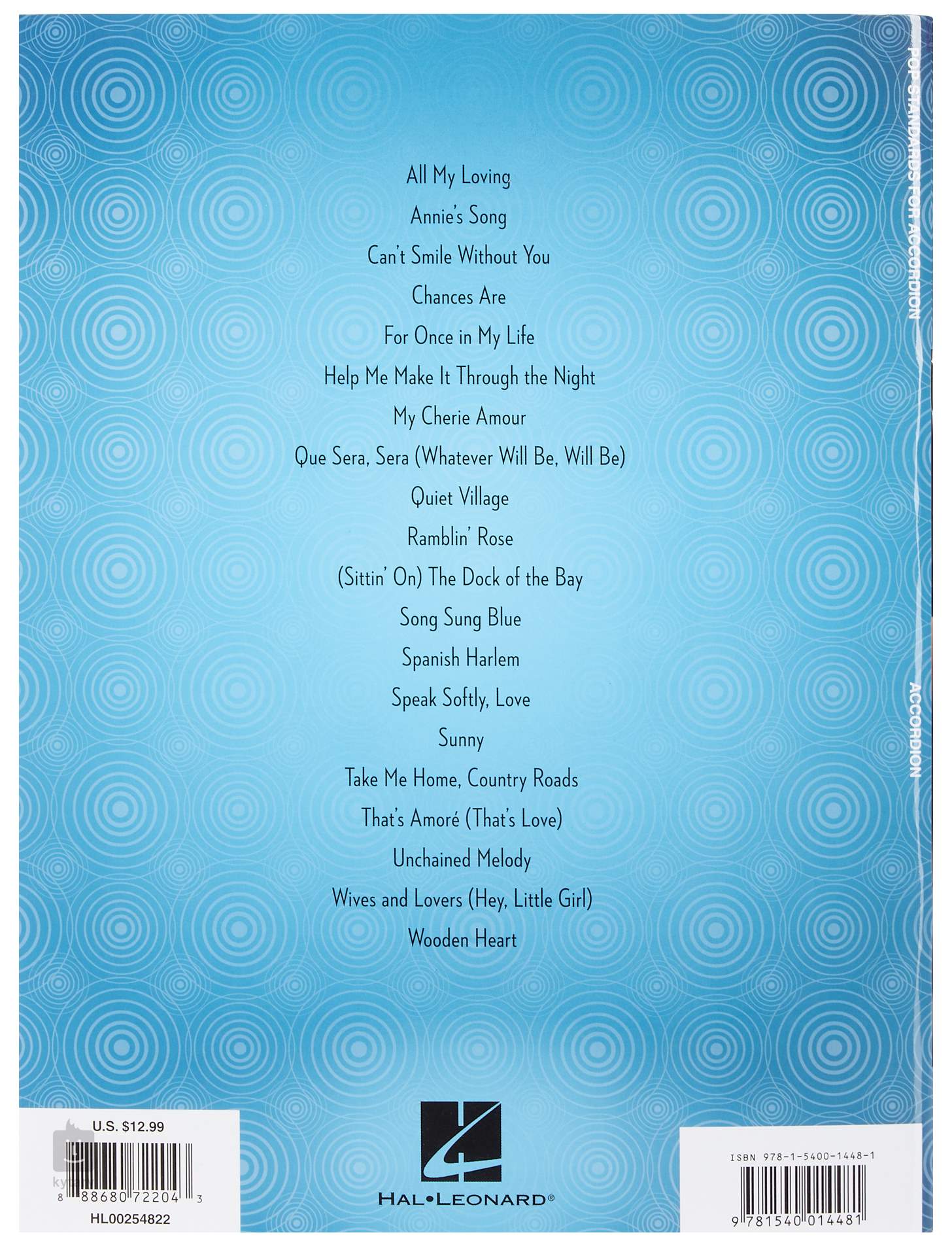 MS Pop Standards For Accordion: Arrangements Of 20 Classic Songs Curs ...