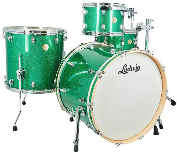 LUDWIG Continental Green Sparkle Súprava bicích | Kytary.sk
