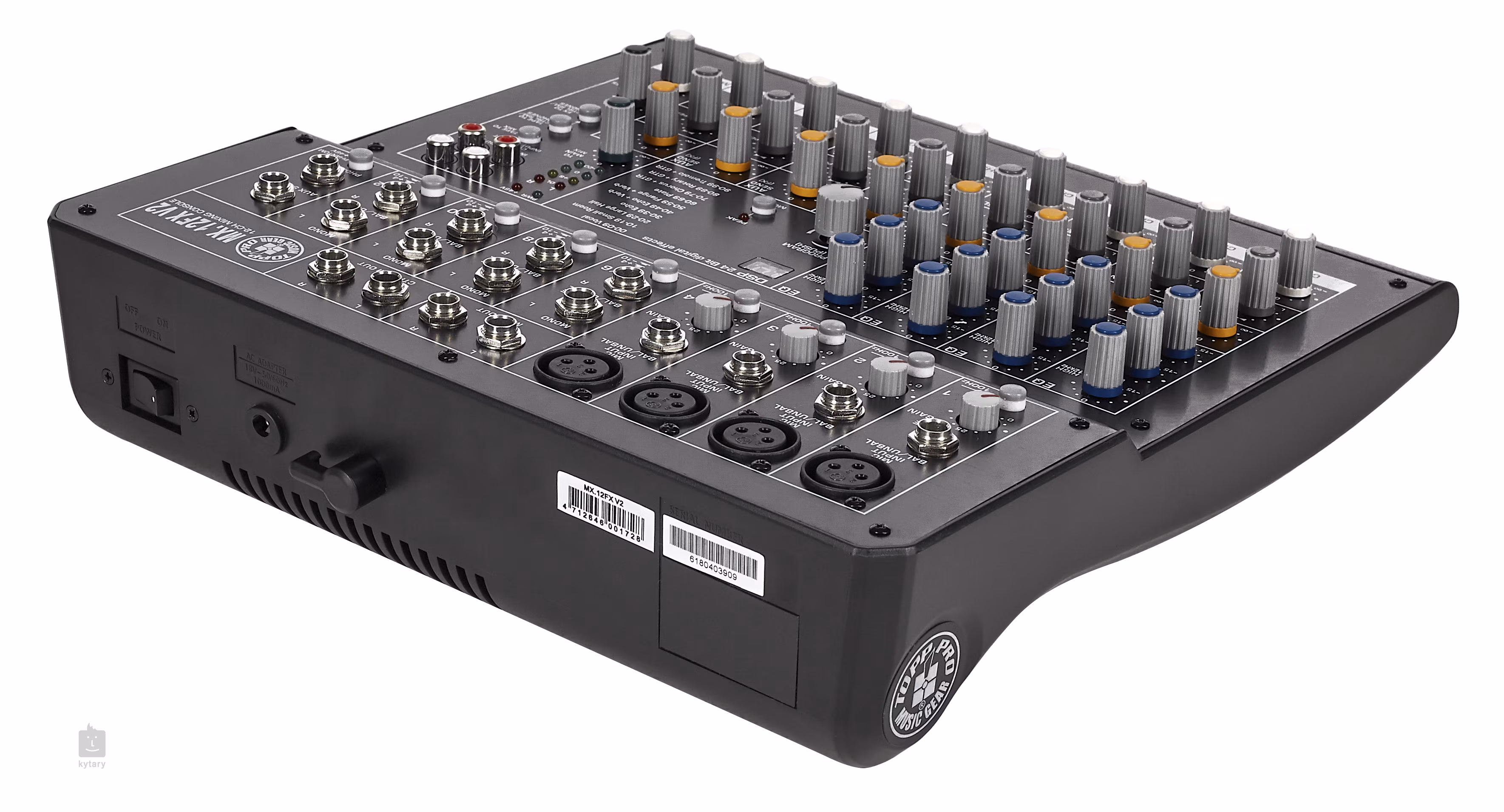 TOPP PRO MX12FXV2 Analógový mixážny pult | Kytary.sk