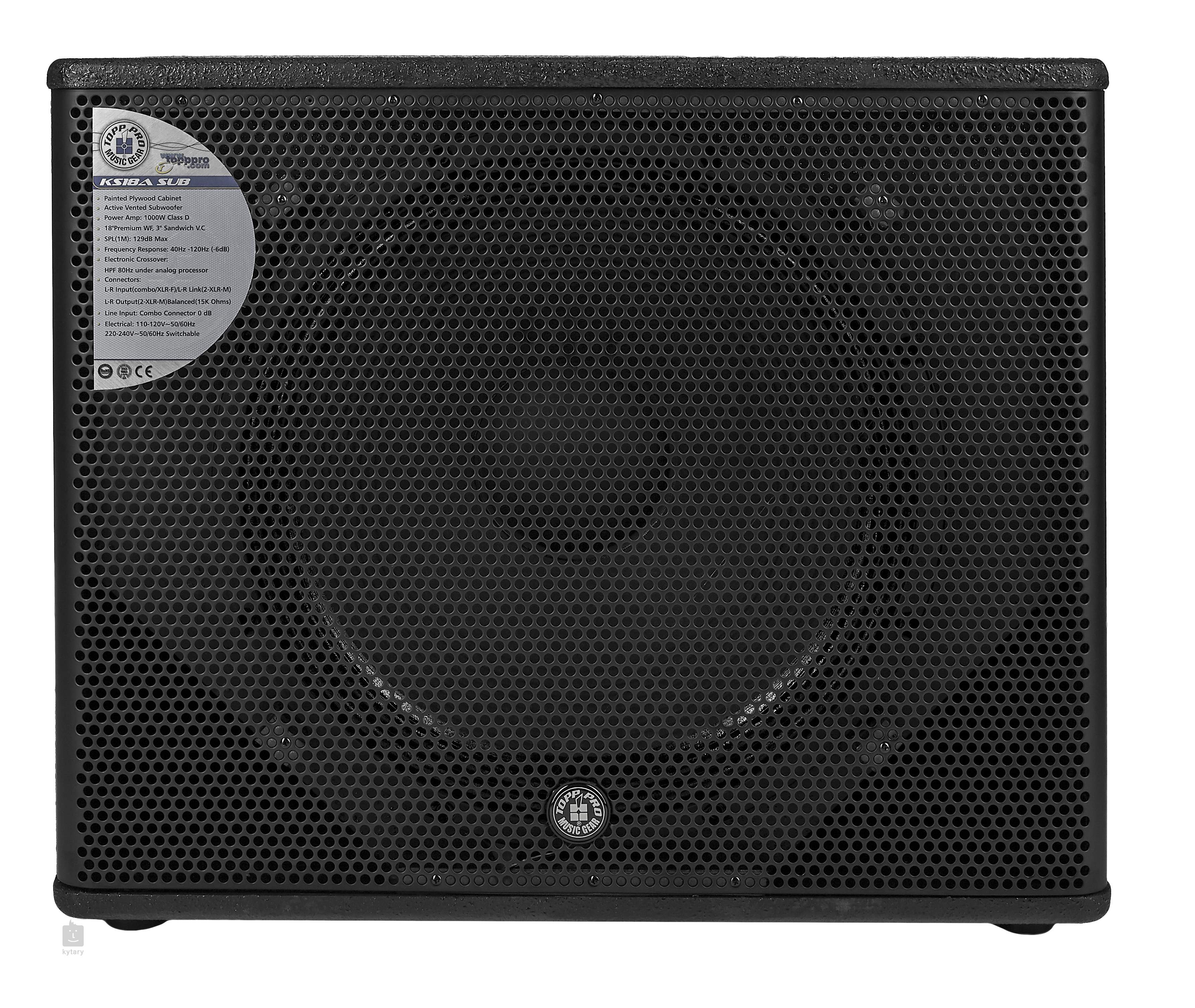 TOPP PRO KS18ASUB Aktívny subwoofer